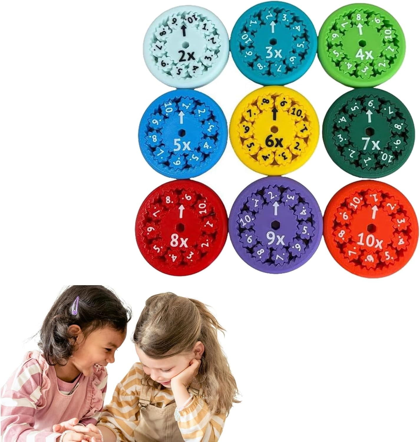 Math Fidget Spinners, Math Fact Fidget Spinner, Multiplication and ...