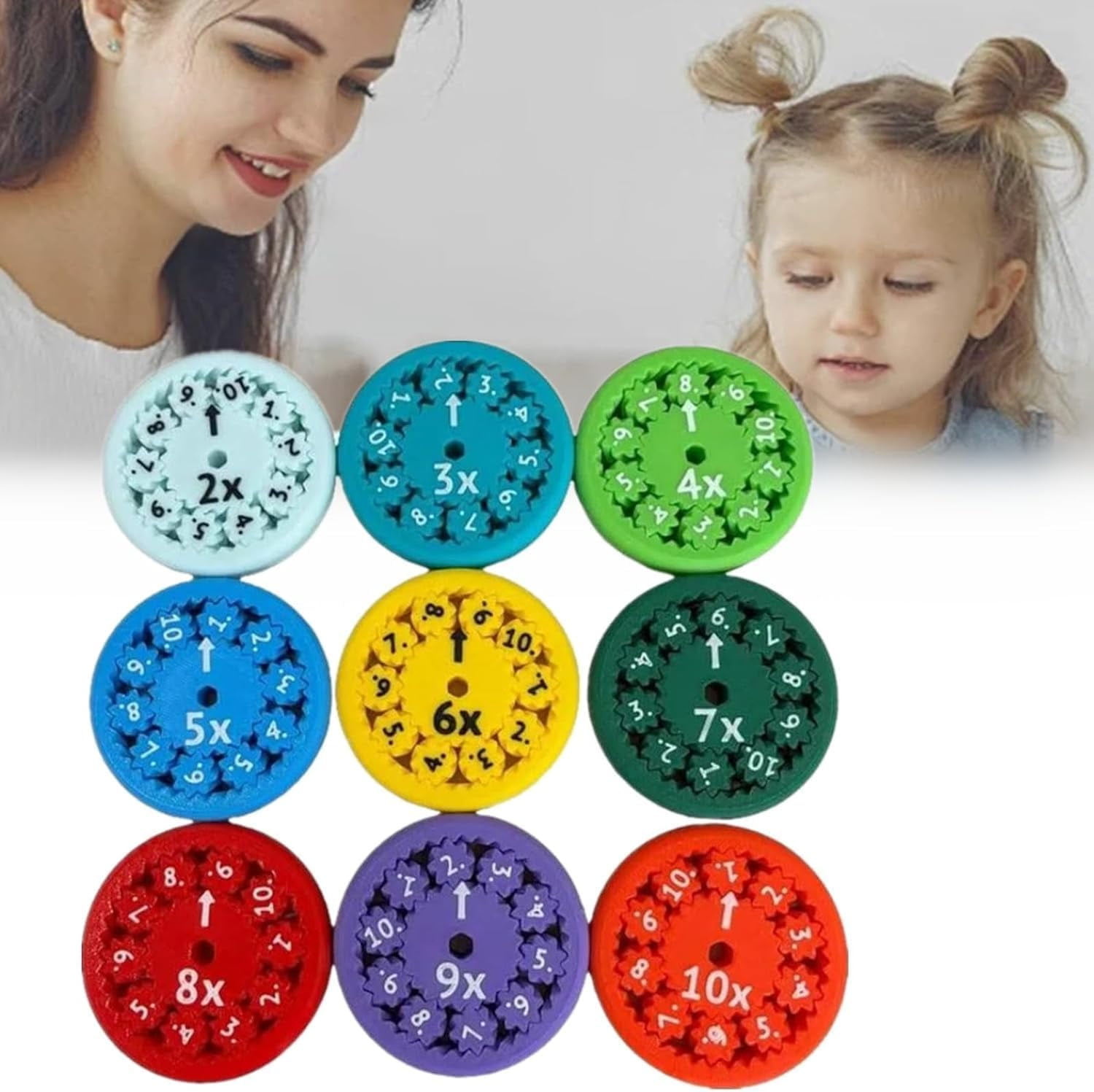 Math Fidget Spinners,Math Fact Fidget Spinners,Fidget Learning Game Toy ...