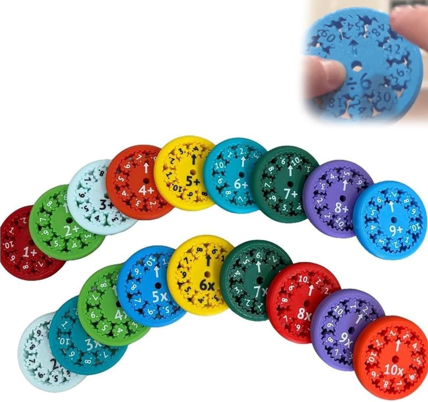Math Fidget Spinners,Math Fidget Toy Multiplication,Math Spinners ...
