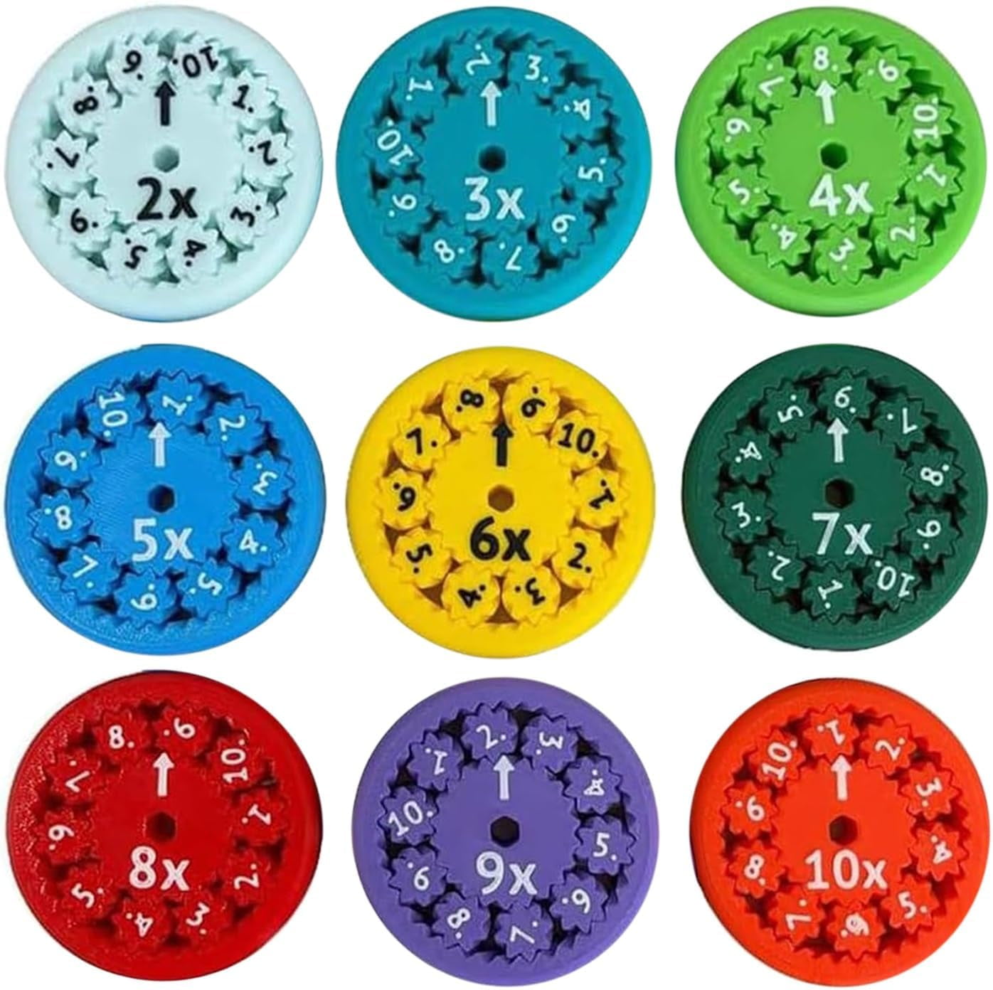 Math Fidget Spinners, Math Multiplication Fidget Spinners, Math Facts ...
