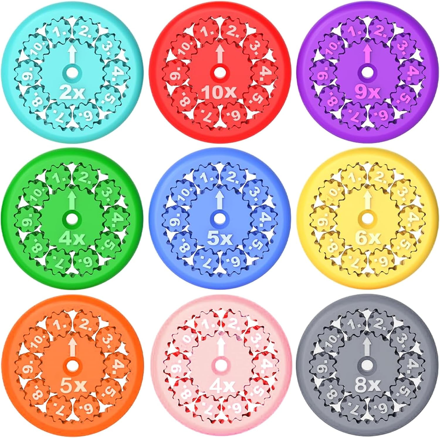 Math Fidget Spinners, Fidget Toys for Kids, Educational Toys for ...
