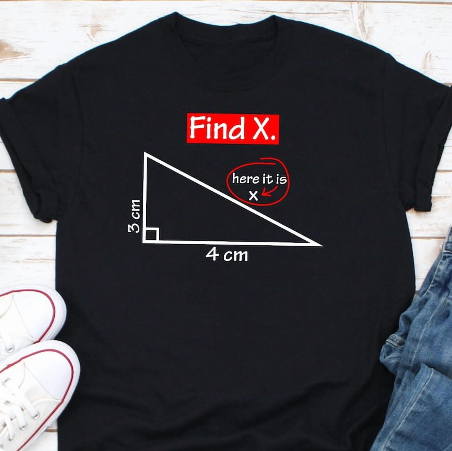 Math Find X Shirt, Funny Math Gifts, Math Teacher Gifts, Teacher Shirts - Walmart.com