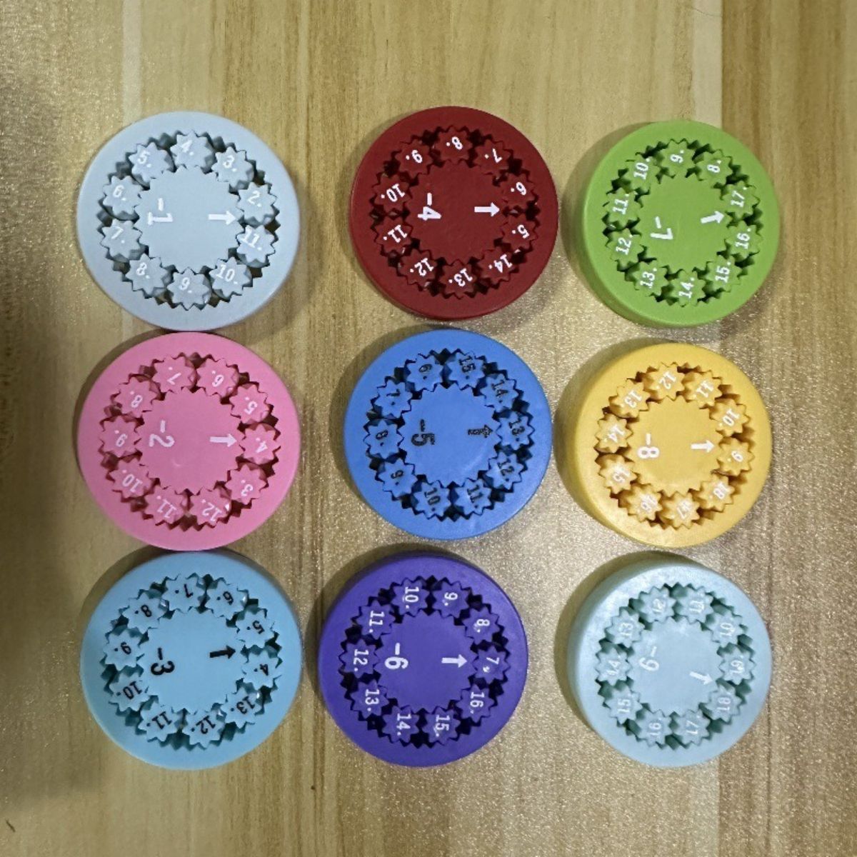 Math Fingertip Gyro Learning Arithmetic Education Puzzle Children's ...