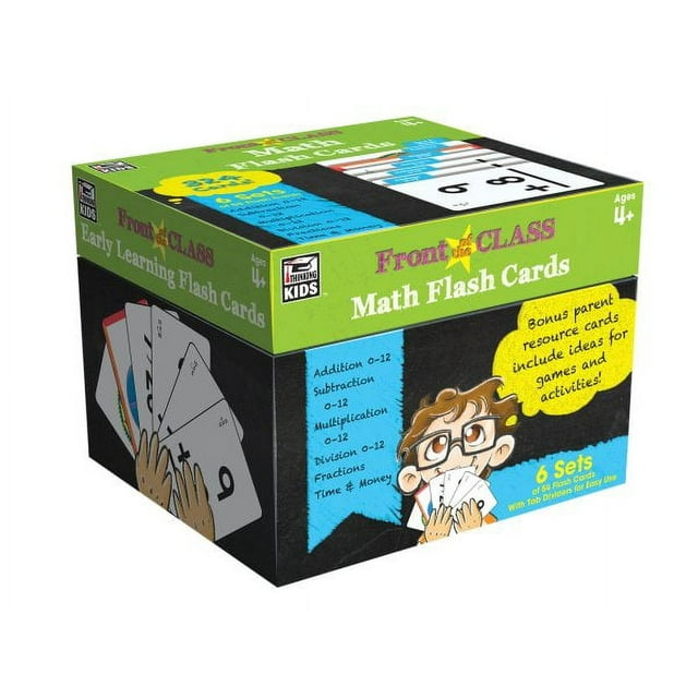 Math Flash Cards Ages 4+ - Walmart.com
