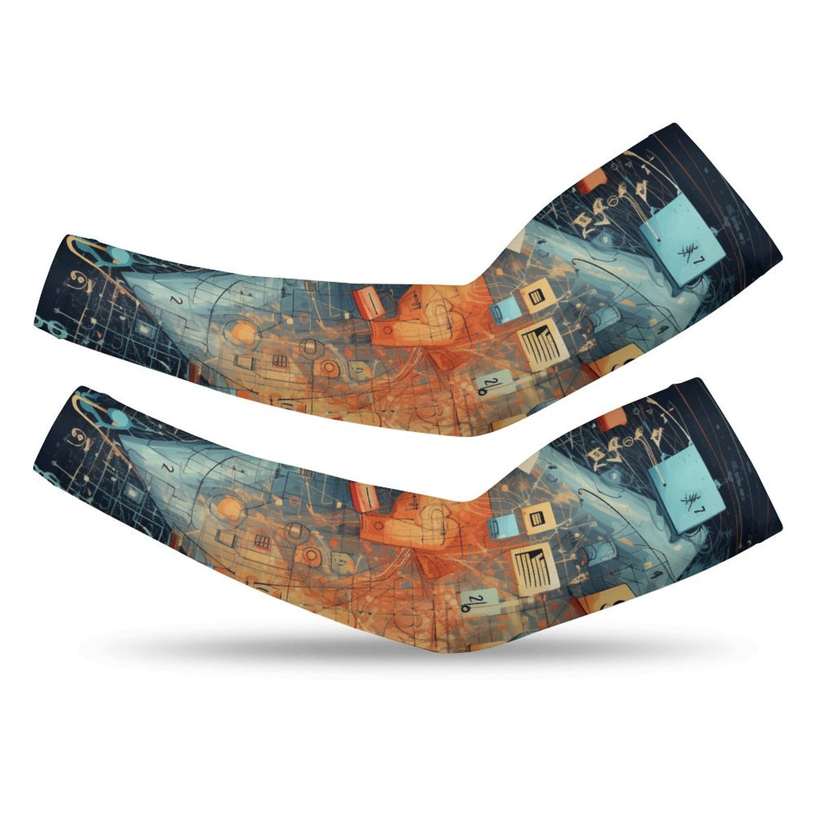 Math Formula Cooling Arm Sleeves For Men & Women Sunscreen Arm Cover ...
