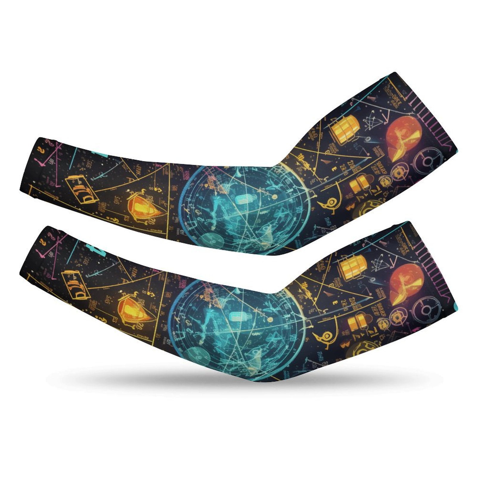 Math Formula Cooling Arm Sleeves For Men & Women Sunscreen Arm Cover ...