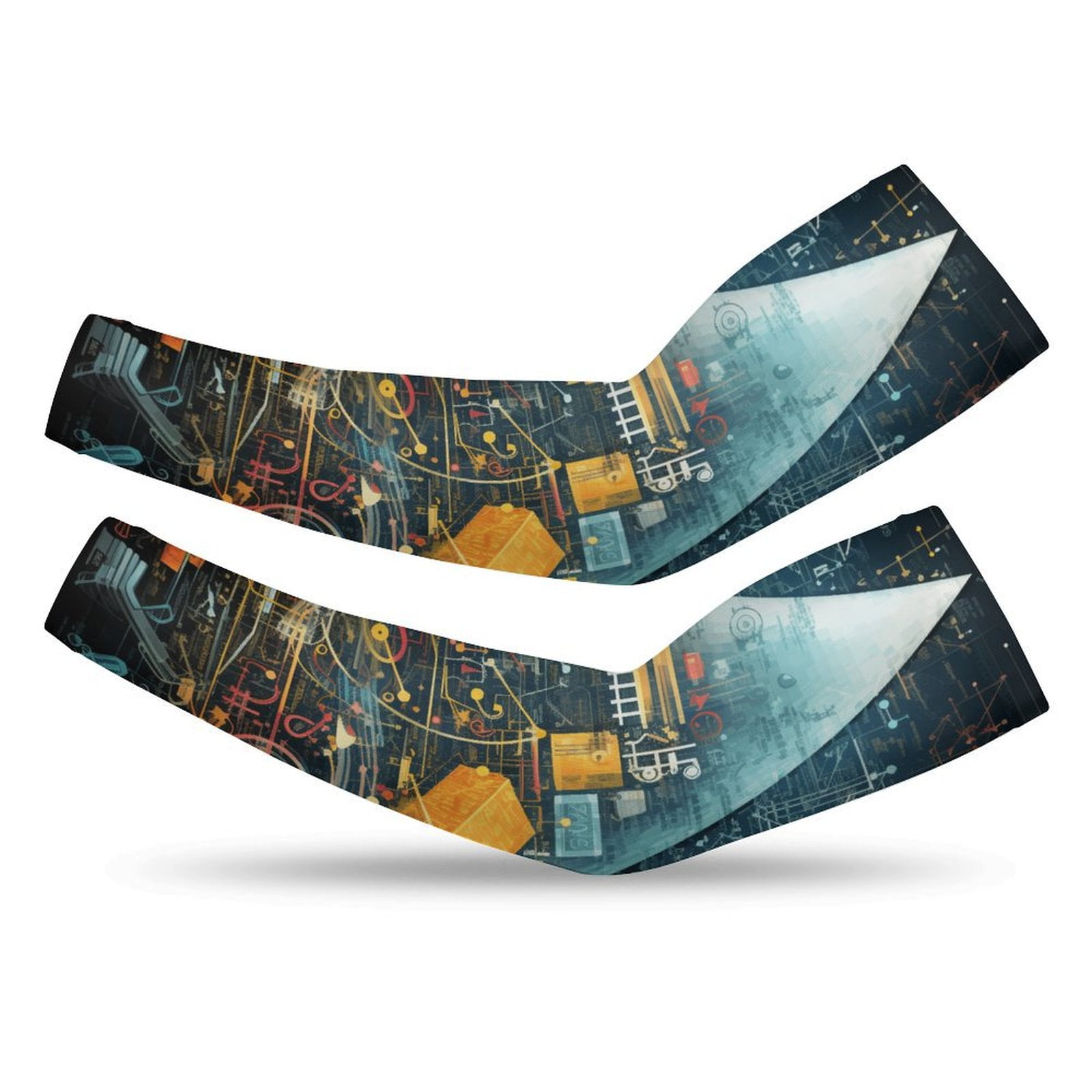 Math Formula Cooling Arm Sleeves For Men & Women Sunscreen Arm Cover ...
