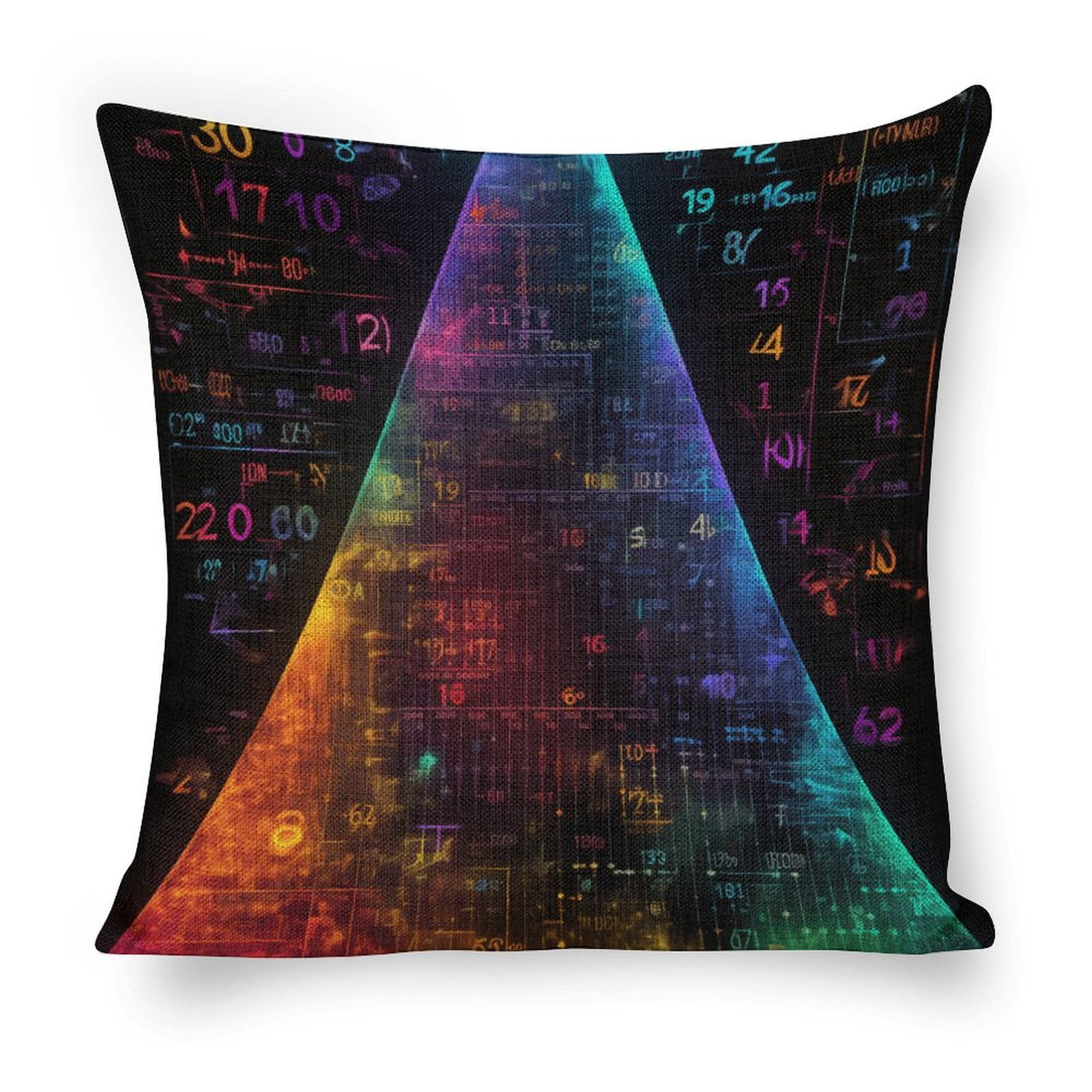 Math Formula Outdoor Decorative Square Linen Cushion Cover for 16"x16 ...