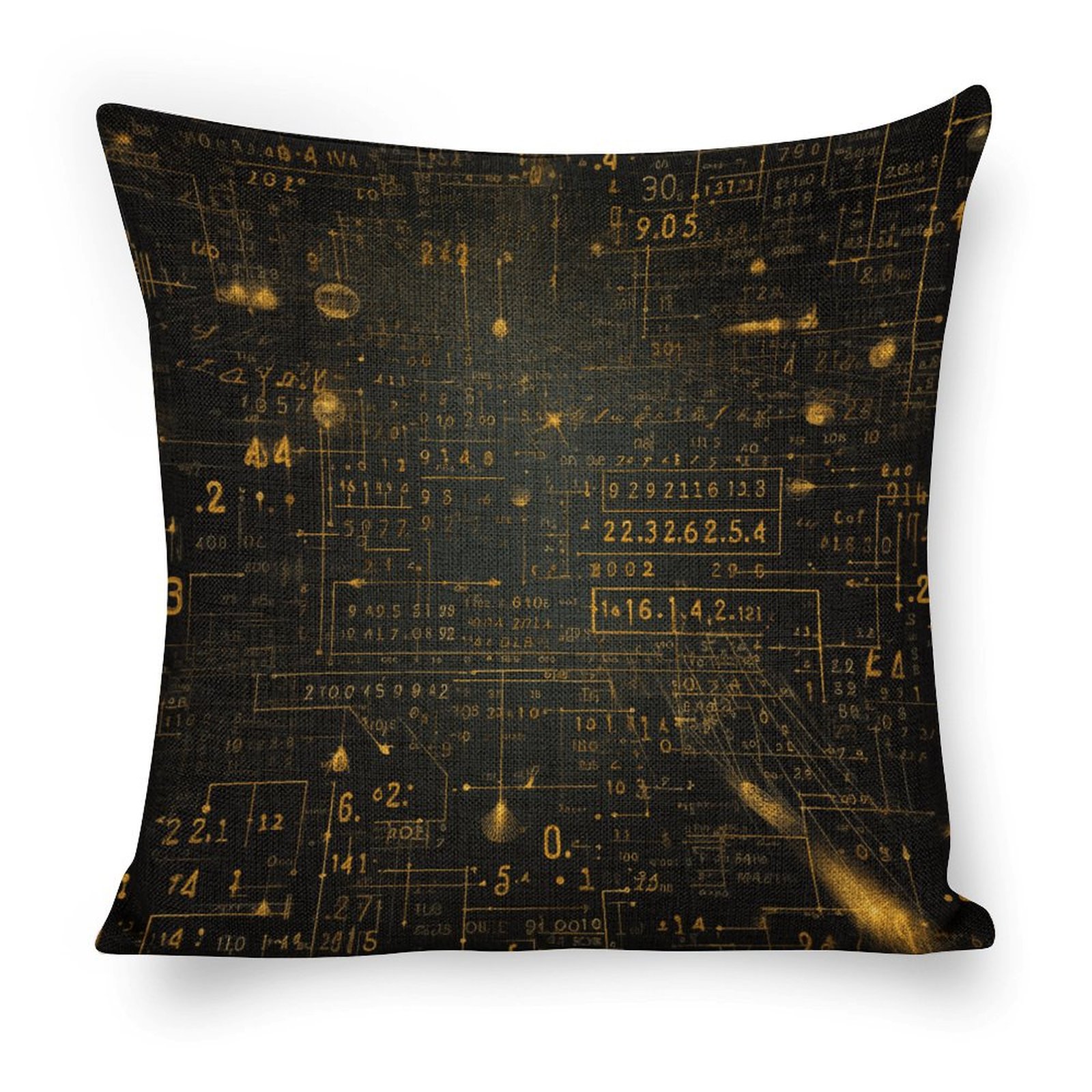 Math Formula Outdoor Decorative Square Linen Cushion Cover for 18"x18 ...