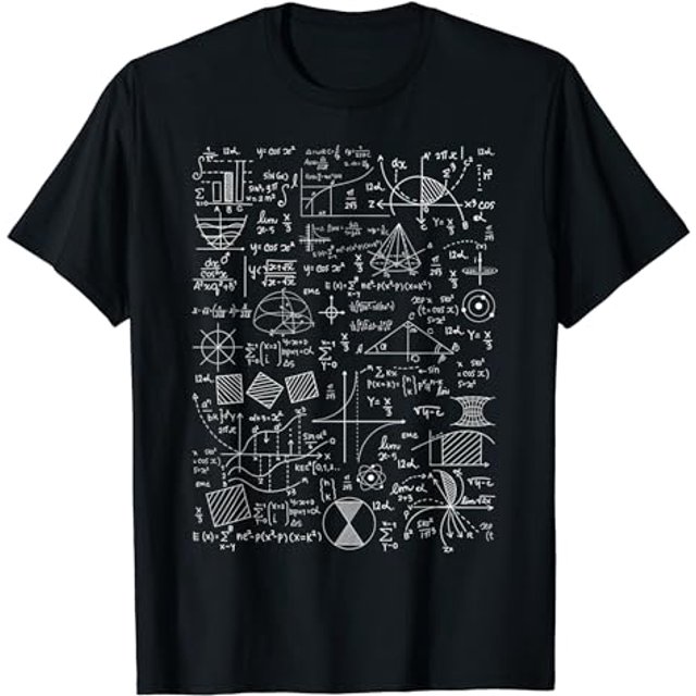 Math Formula Sheet Mathematics Problem Solving Gift T-Shirt - Walmart.com