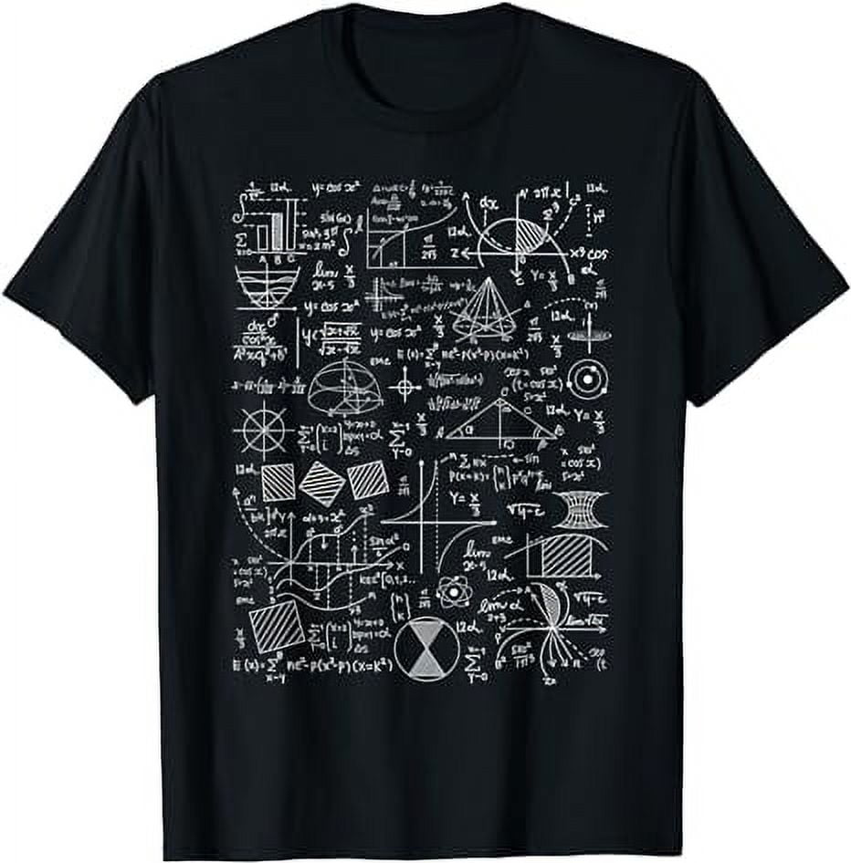 Math Formula Sheet Mathematics Problem Solving Gift T-Shirt - Walmart.com