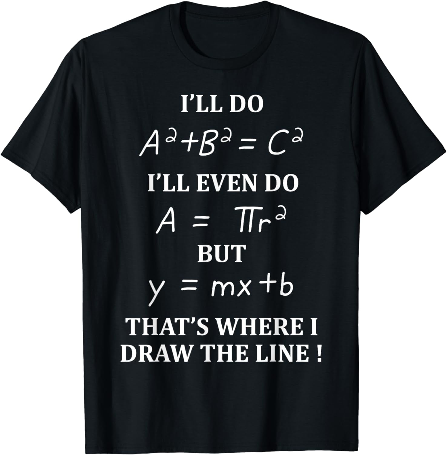 Math Formula Tshirt Graduation Teachers Students Gifts - Walmart.com