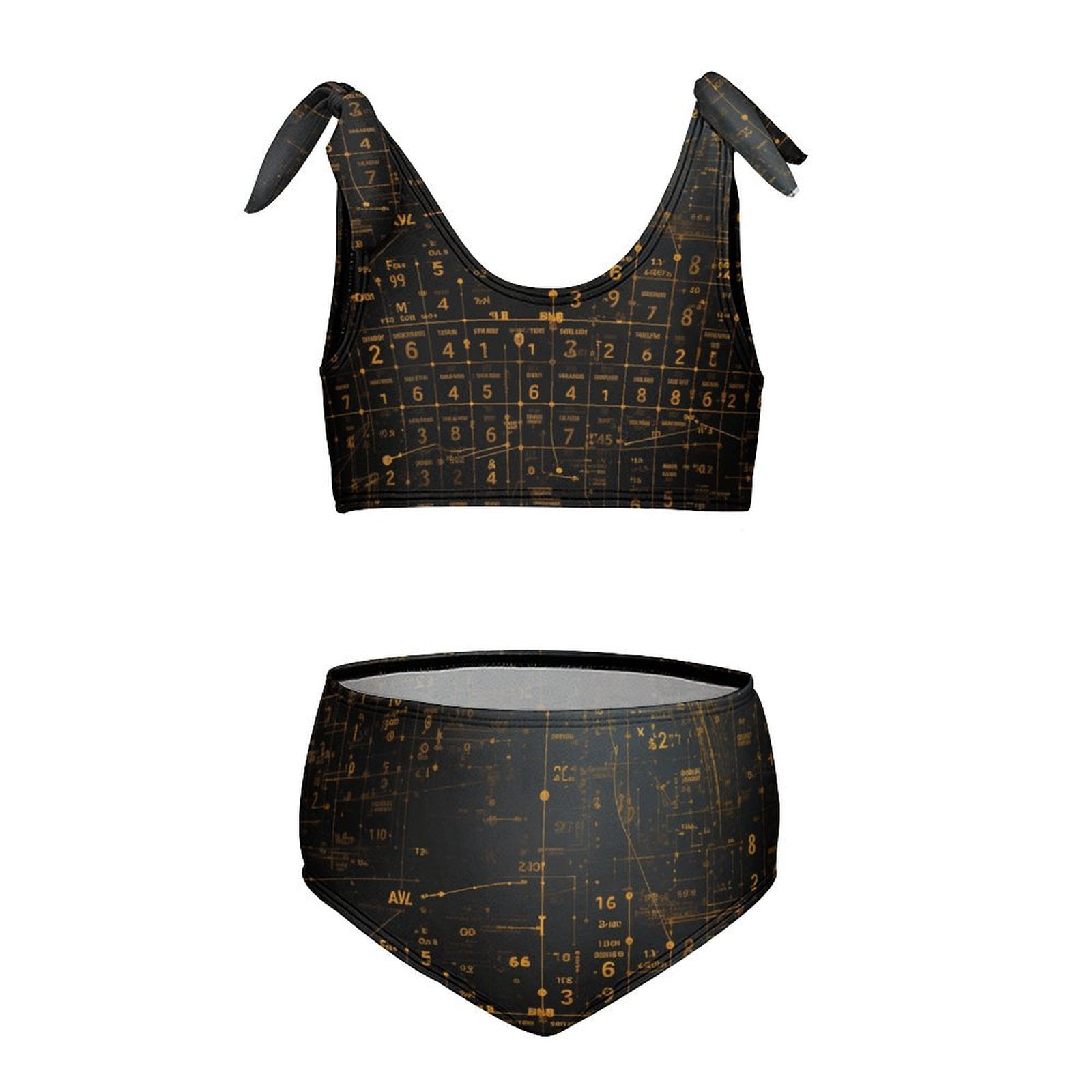Math Formula Two Piece Swimsuit Set, Bikini Swimsuit Suitable for ...