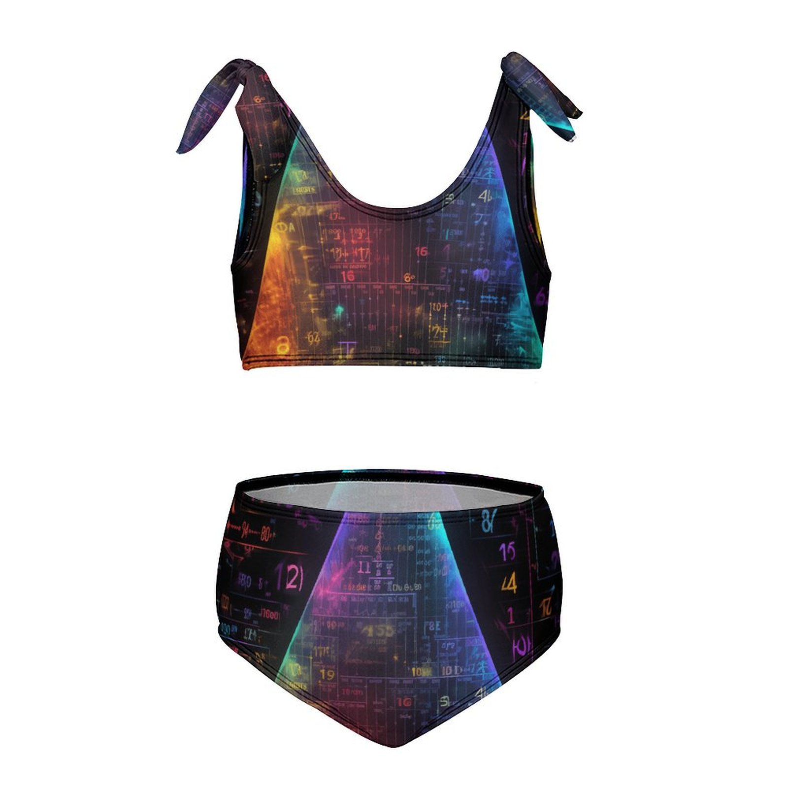 Math Formula Two Piece Swimsuit Set, Bikini Swimsuit Suitable for ...