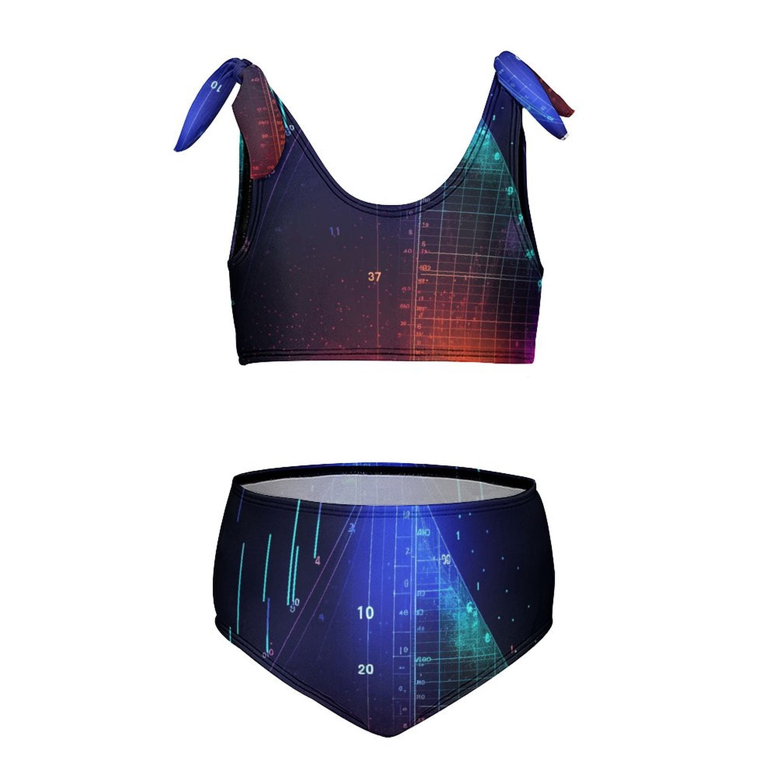 Math Formula Two Piece Swimsuit Set, Bikini Swimsuit Suitable for ...