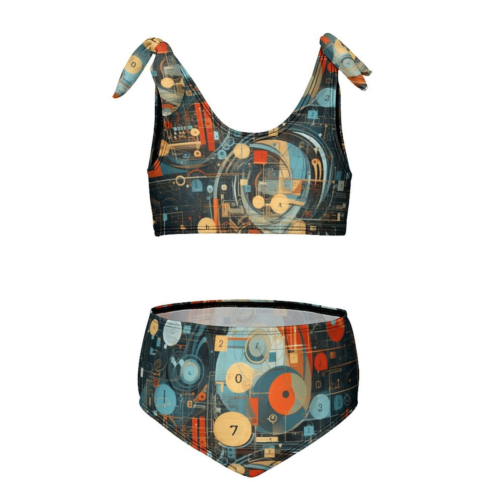 Math Formula Two Piece Swimsuit Set, Bikini Swimsuit Suitable for ...