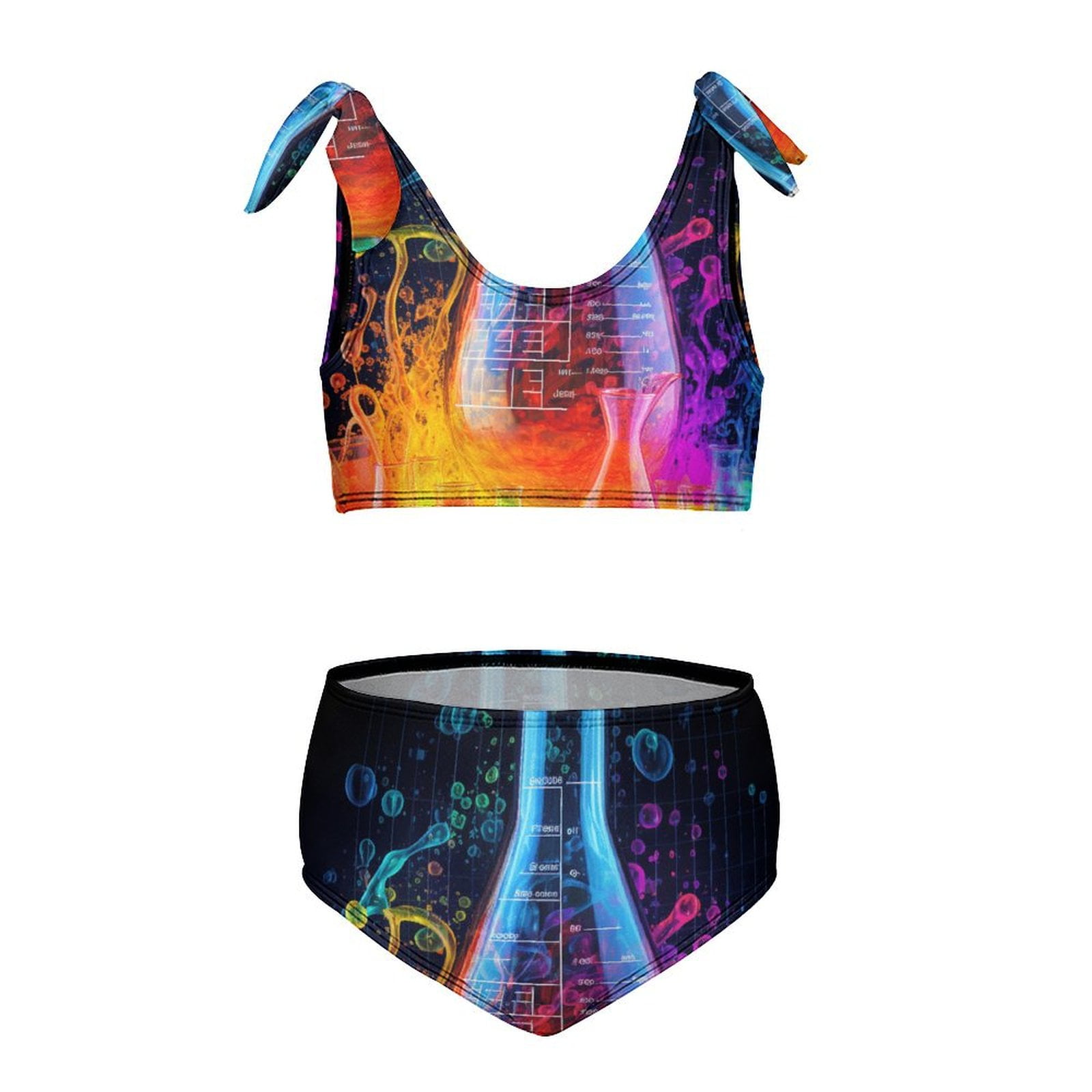 Math Formula Two Piece Swimsuit Set, Bikini Swimsuit Suitable for ...