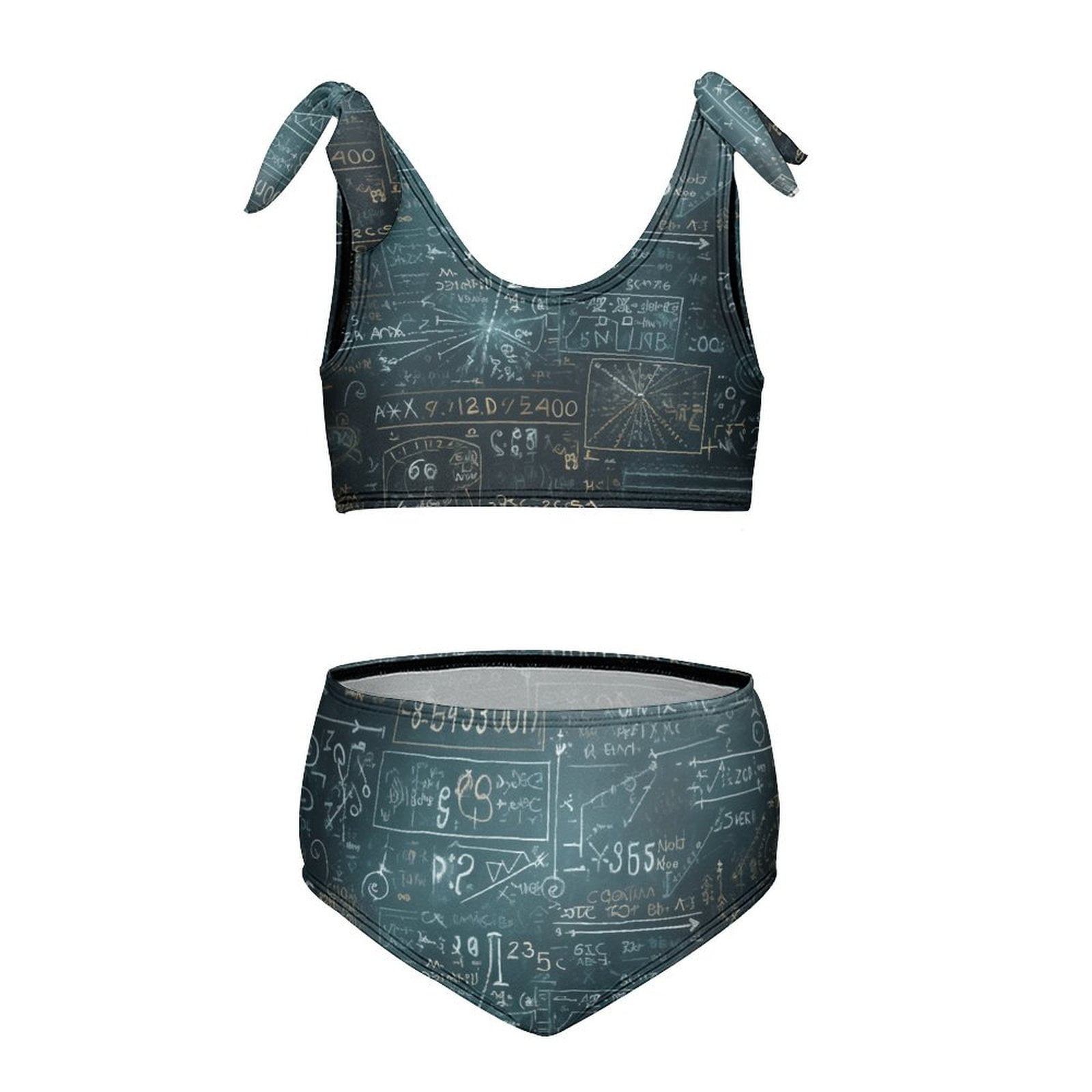 Math Formula Two Piece Swimsuit Set, Bikini Swimsuit Suitable for ...