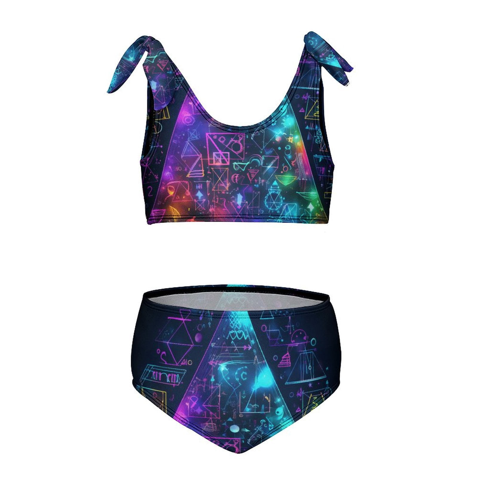 Math Formula Two Piece Swimsuit Set, Bikini Swimsuit Suitable for ...