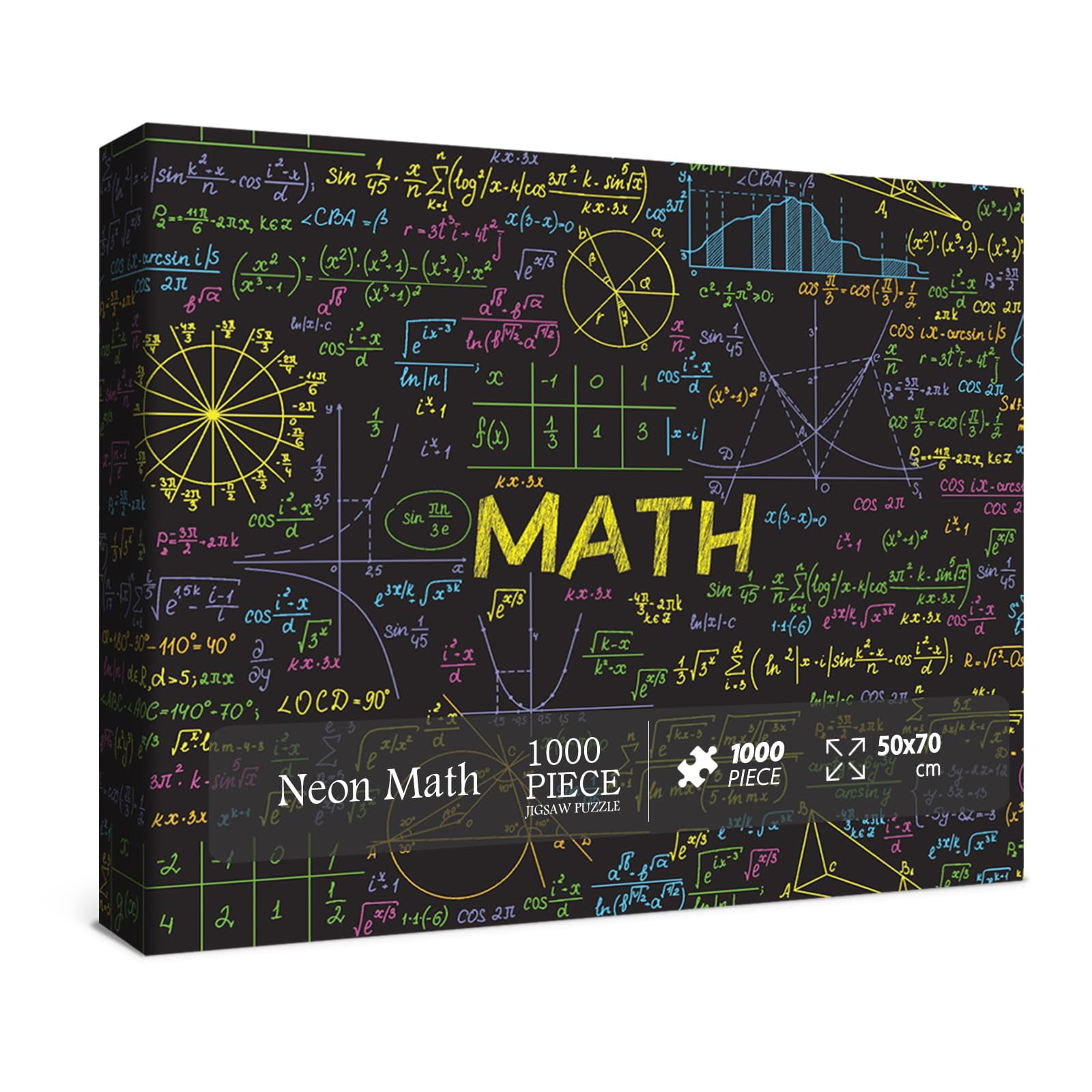 Math Formulas Puzzles 1000 YPF5 Pieces for Adults, Impossible Difficult ...