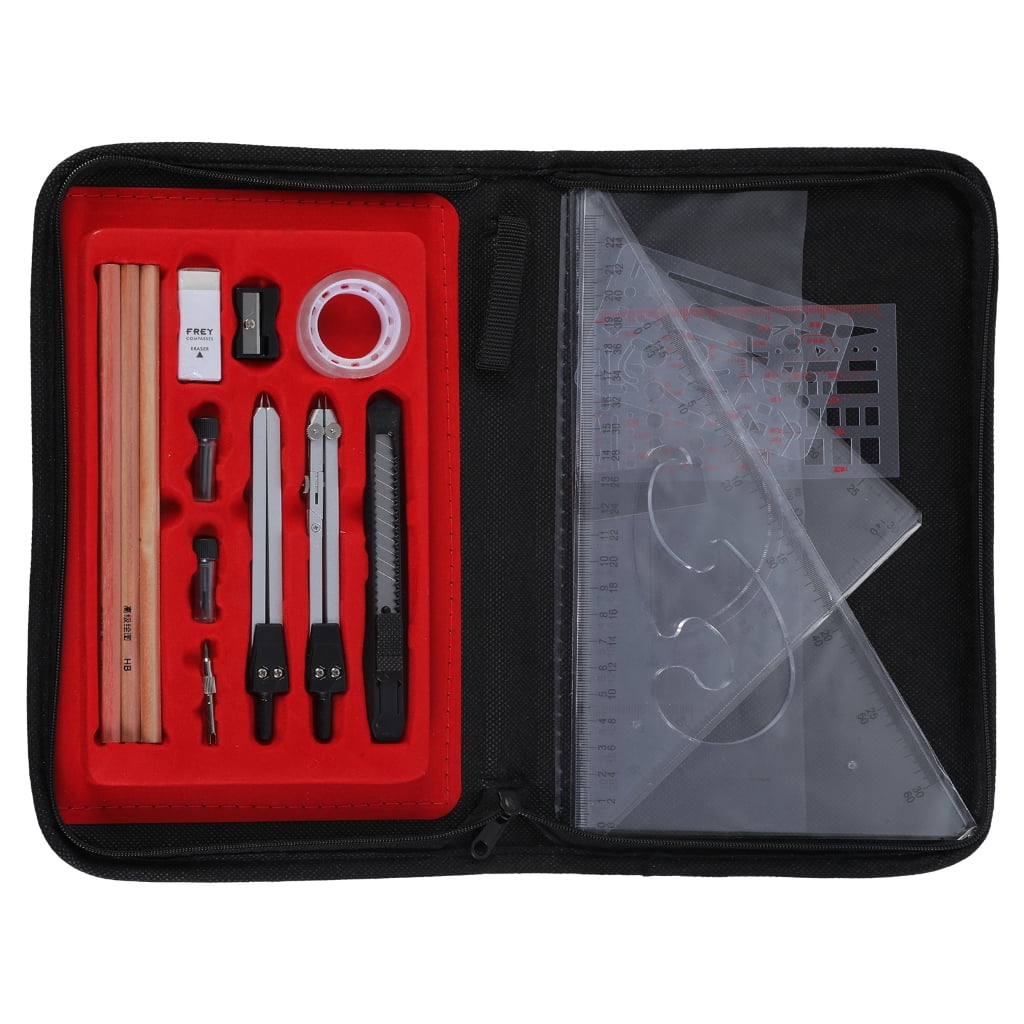 Math Geometry Set Professional Mathematics Geometry Set with Metal ...