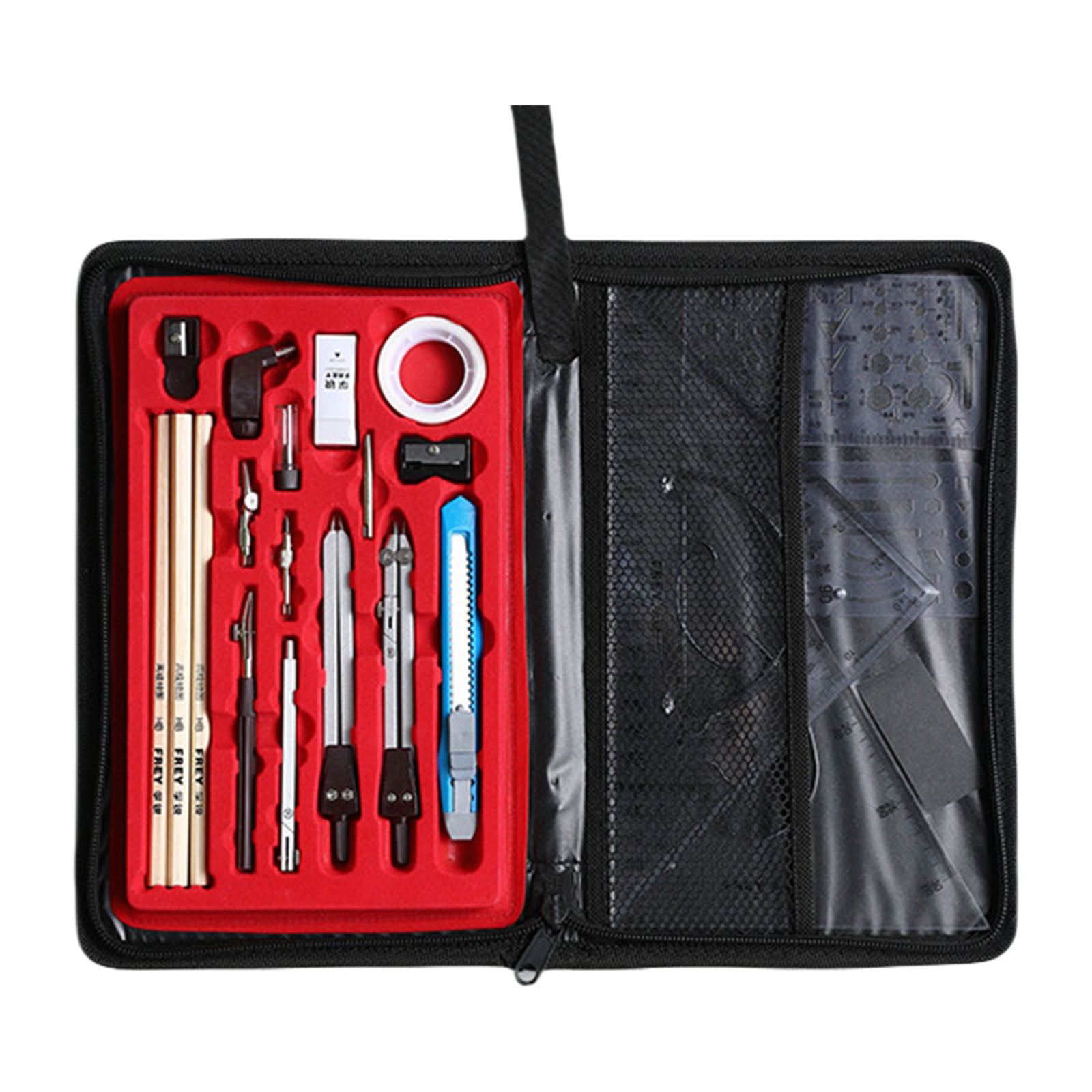 Math Geometry Set Professional Mathematics Geometry Set with Metal ...