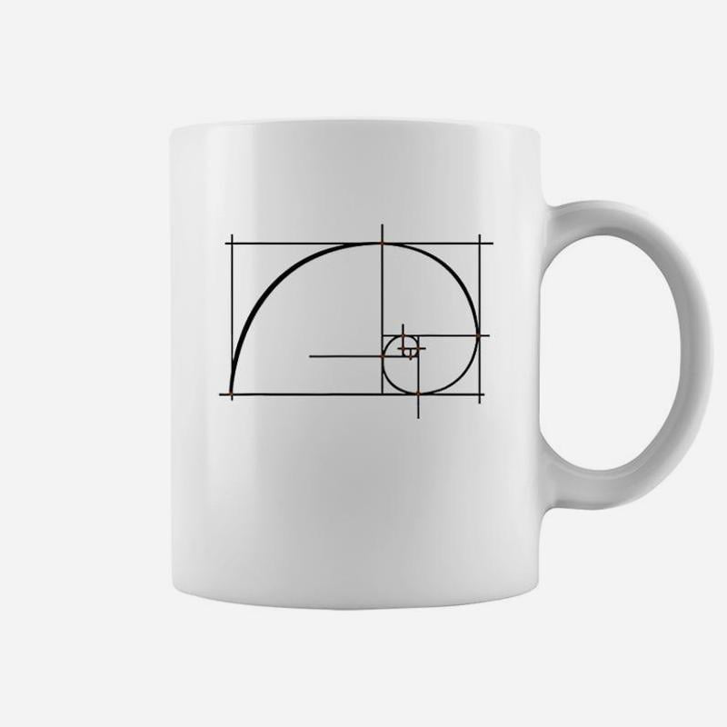 Math Golden Ratio Outfit I Golden Spiral Geometry Math Coffe - Walmart.com