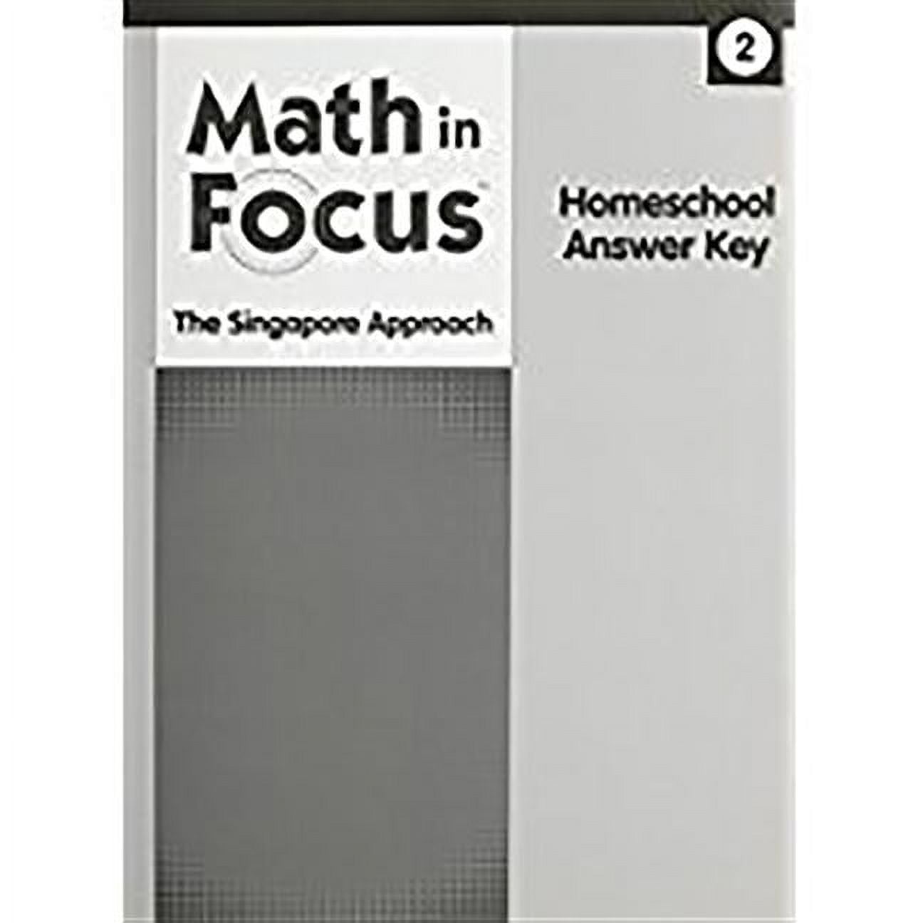 Math In Focus: The Singapore Approach Homeschool Answer Key, Grade 2 ...
