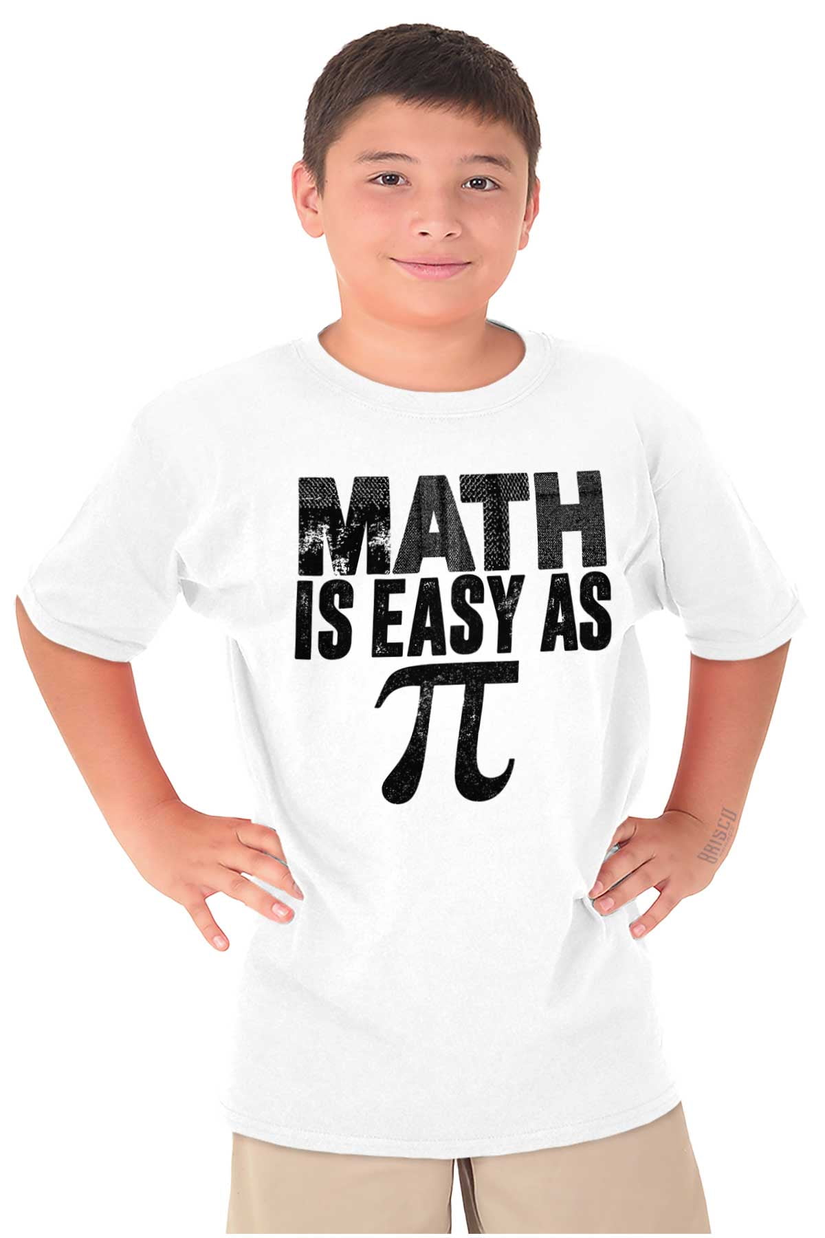 Math Is Easy As Funny Teacher Nerdy Crewneck T Shirts Boy Girl Teen ...