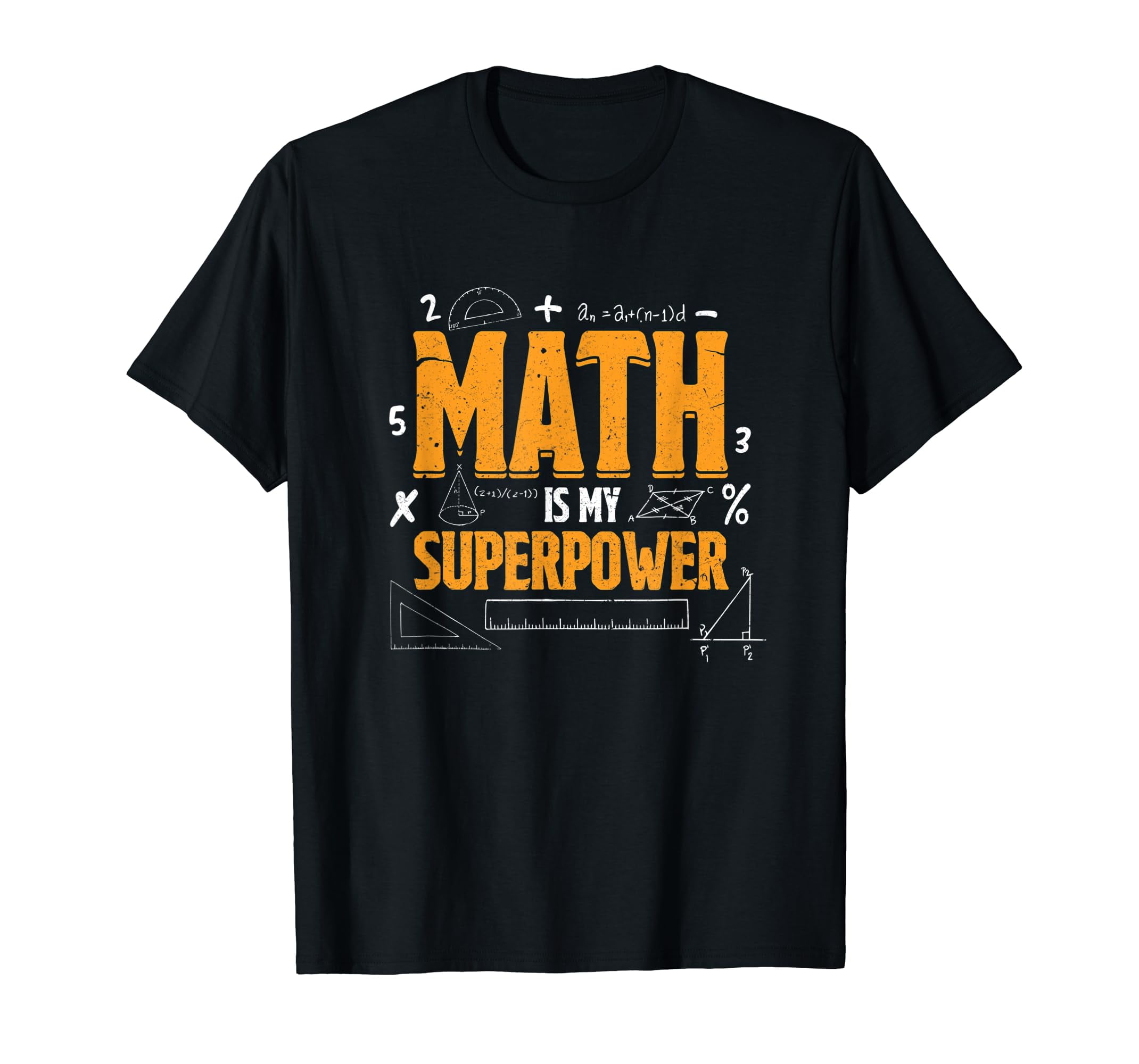 Math Is My Superpower Funny Math Teacher Student T-Shirt - Walmart.com