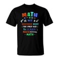 Math Is Not A Spectator Sport The Only Way Teacher TShirt - Walmart.com