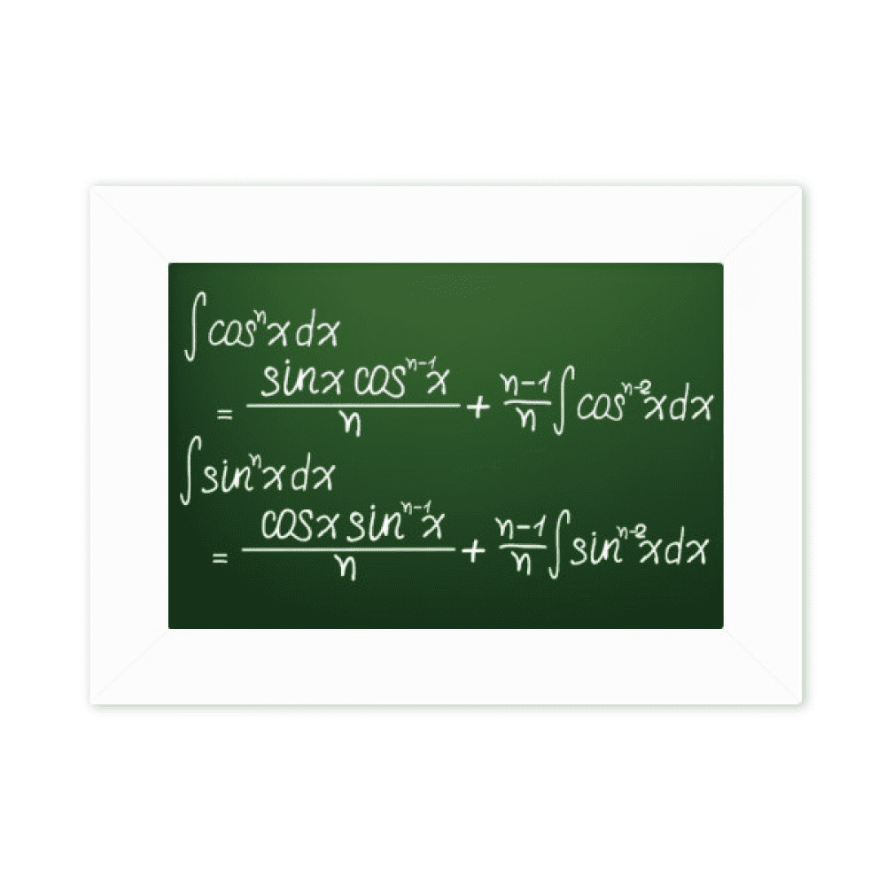 Math Kowledge Cosine Integral Formula Photo Mount Frame Picture Art ...