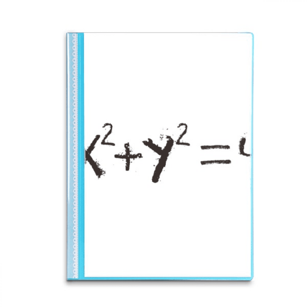 Math Kowledge Equation of Circle Book Sheet Protectors Portfolio Binder ...