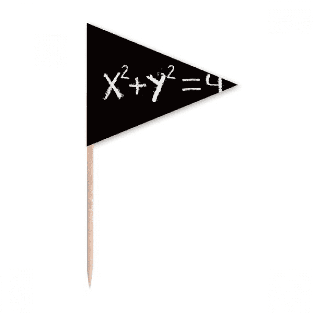 Math Kowledge Equation of Circle Toothpick Triangle Cupcake Toppers ...