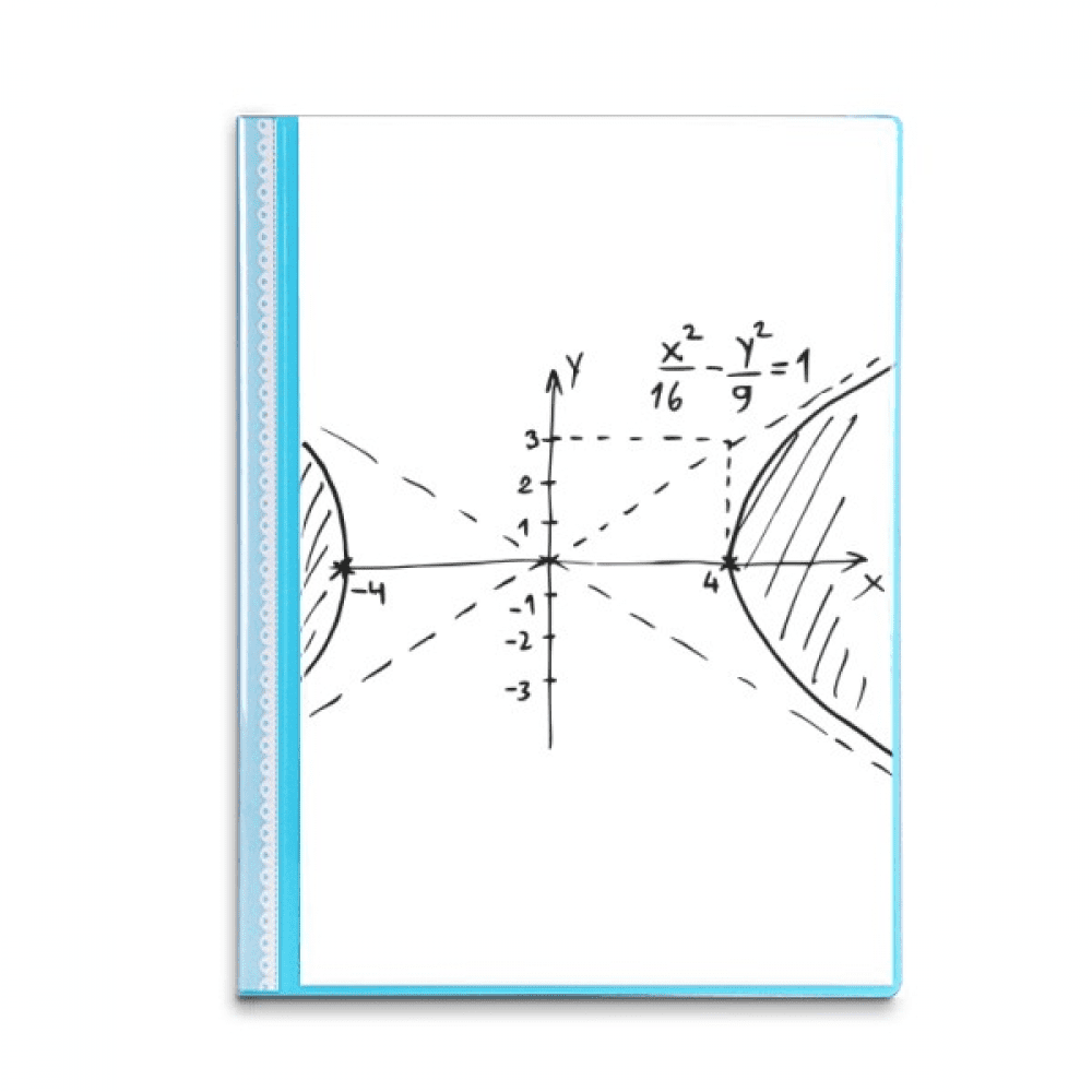 Math Kowledge Hyperbolic Curve Book Sheet Protectors Portfolio Binder ...