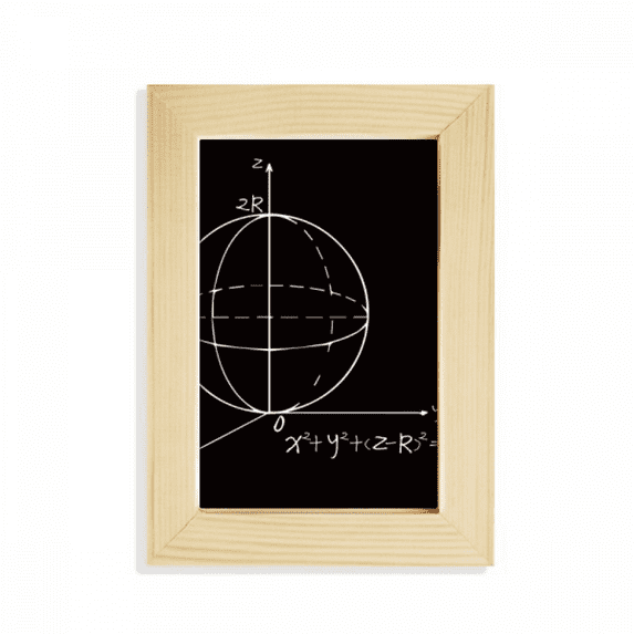 Math Kowledge Sphere Equation Desktop Display Photo Frame Picture Art ...