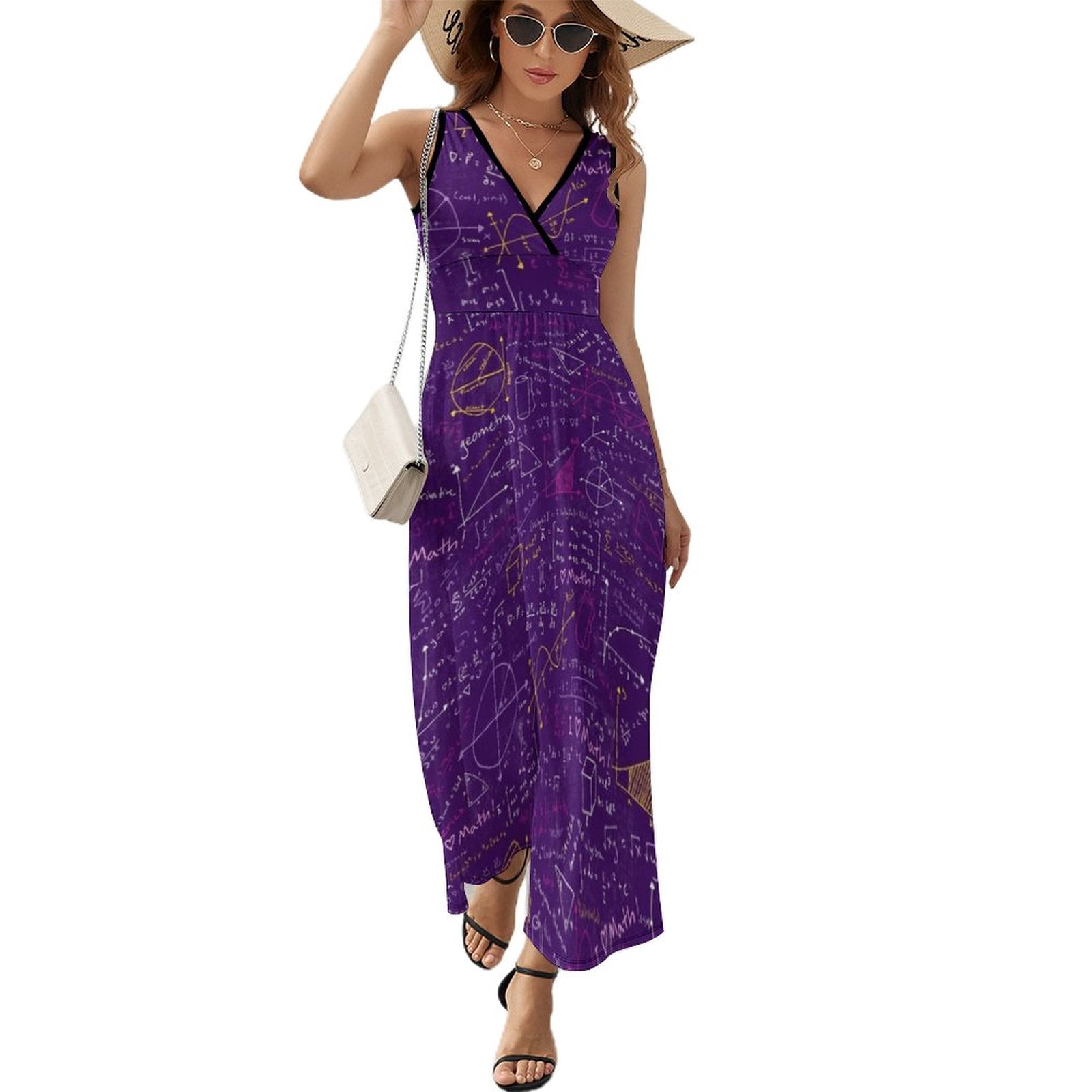 Math Lessons Sleeveless Dress women's luxury party dress Long dresses ...