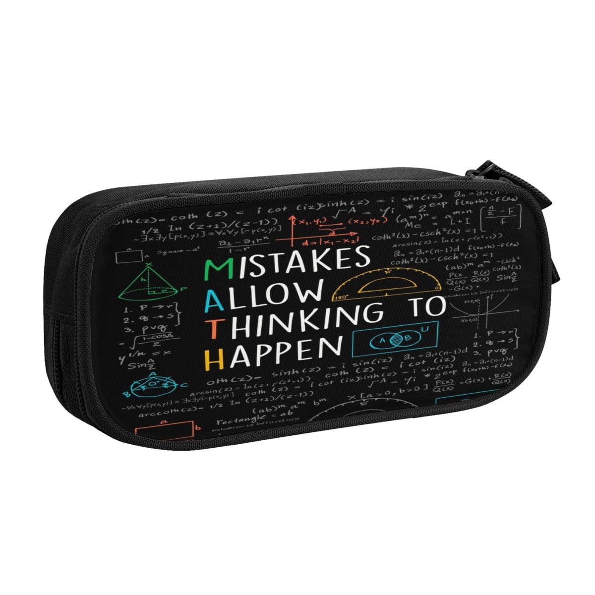 Math Lovers Pencil Cases for Big Capacity Geek Mathematics Teacher Pen ...
