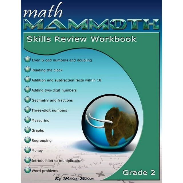 Math Mammoth Grade 2 Skills Review Workbook (Paperback) - Walmart.com