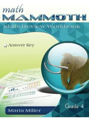 Math Mammoth Grade 4 Skills Review Workbook Answer Key - Walmart.com