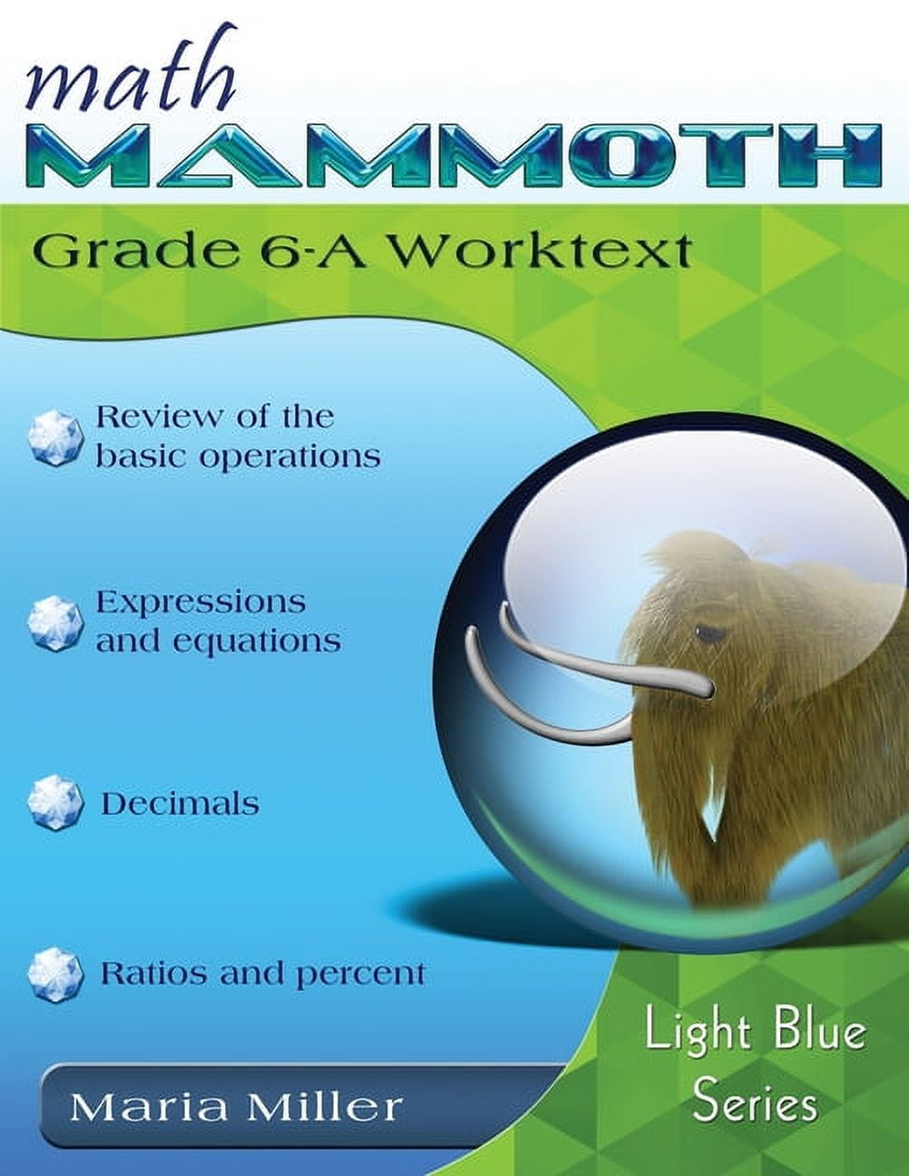 Math Mammoth Grade 6-A Worktext, (Paperback) - Walmart.com