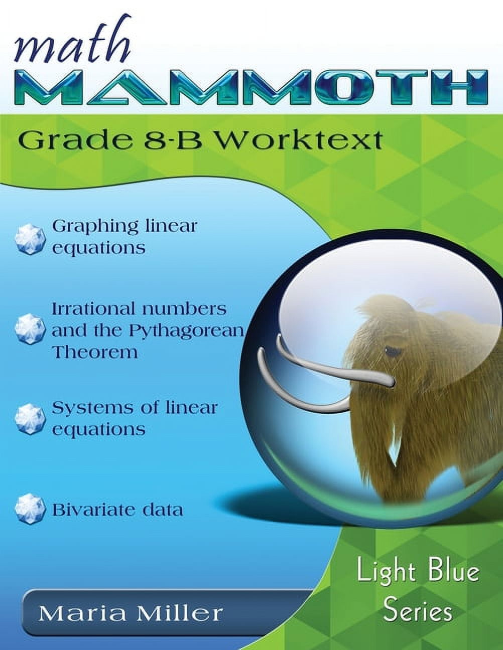 Math Mammoth Grade 8-B Worktext, (Paperback) - Walmart.com