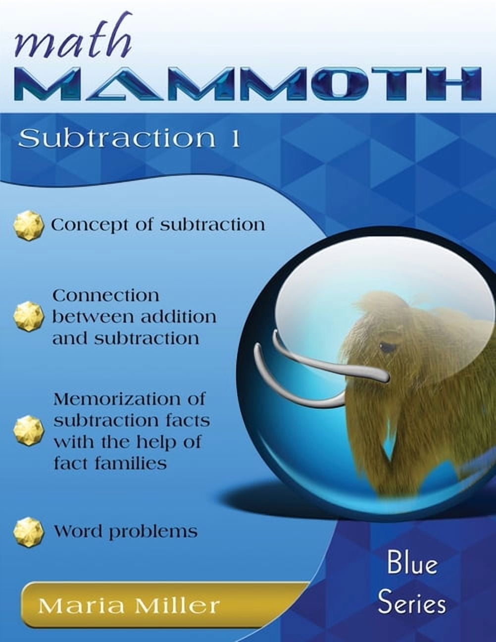 Math Mammoth Subtraction 1, (Paperback) - Walmart.com