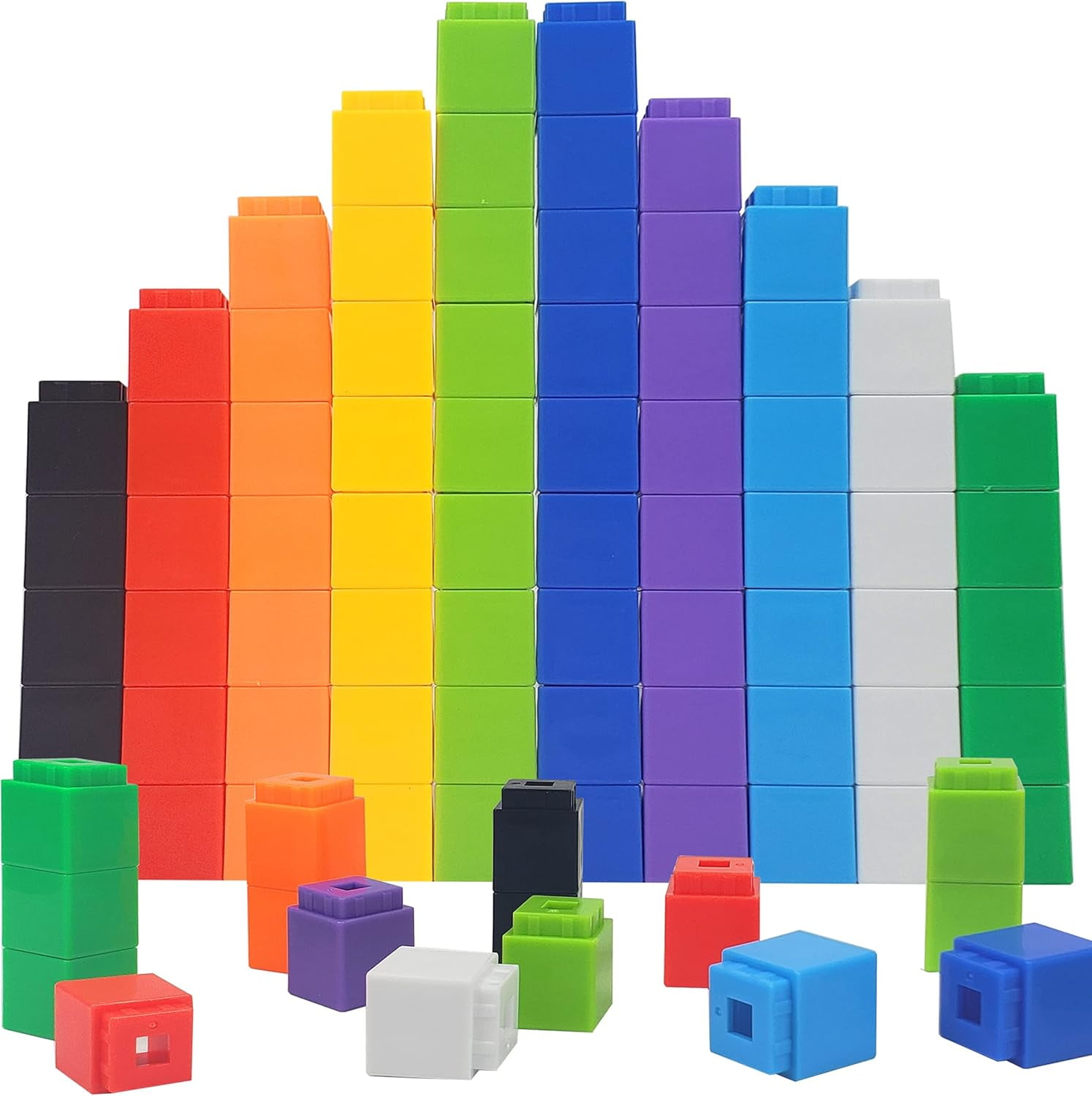 Math Manipulatives Counting Cubes, Educational Number Blocks, Classroom ...