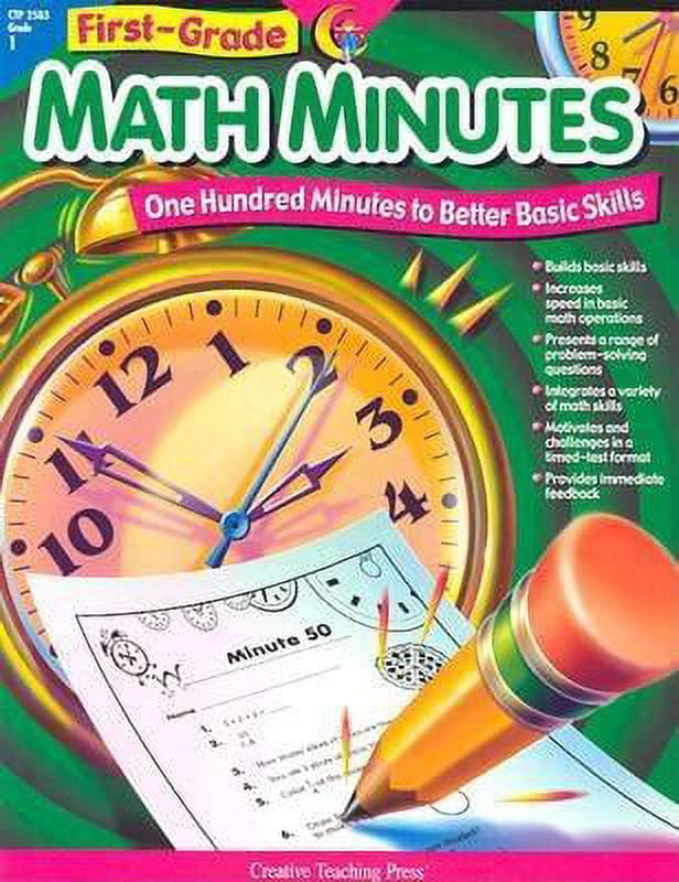 Math Minutes: 1st-Grade Math Minutes (Paperback) - Walmart.com