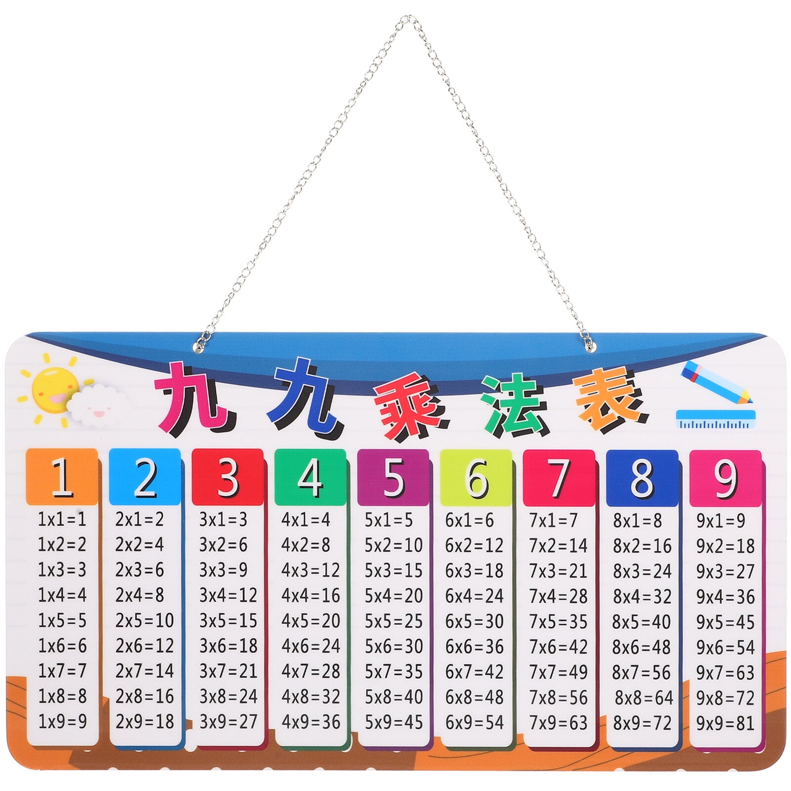 FRCOLOR Math Teaching Gadget PVC Children Game Learning Home Use 1Pack ...