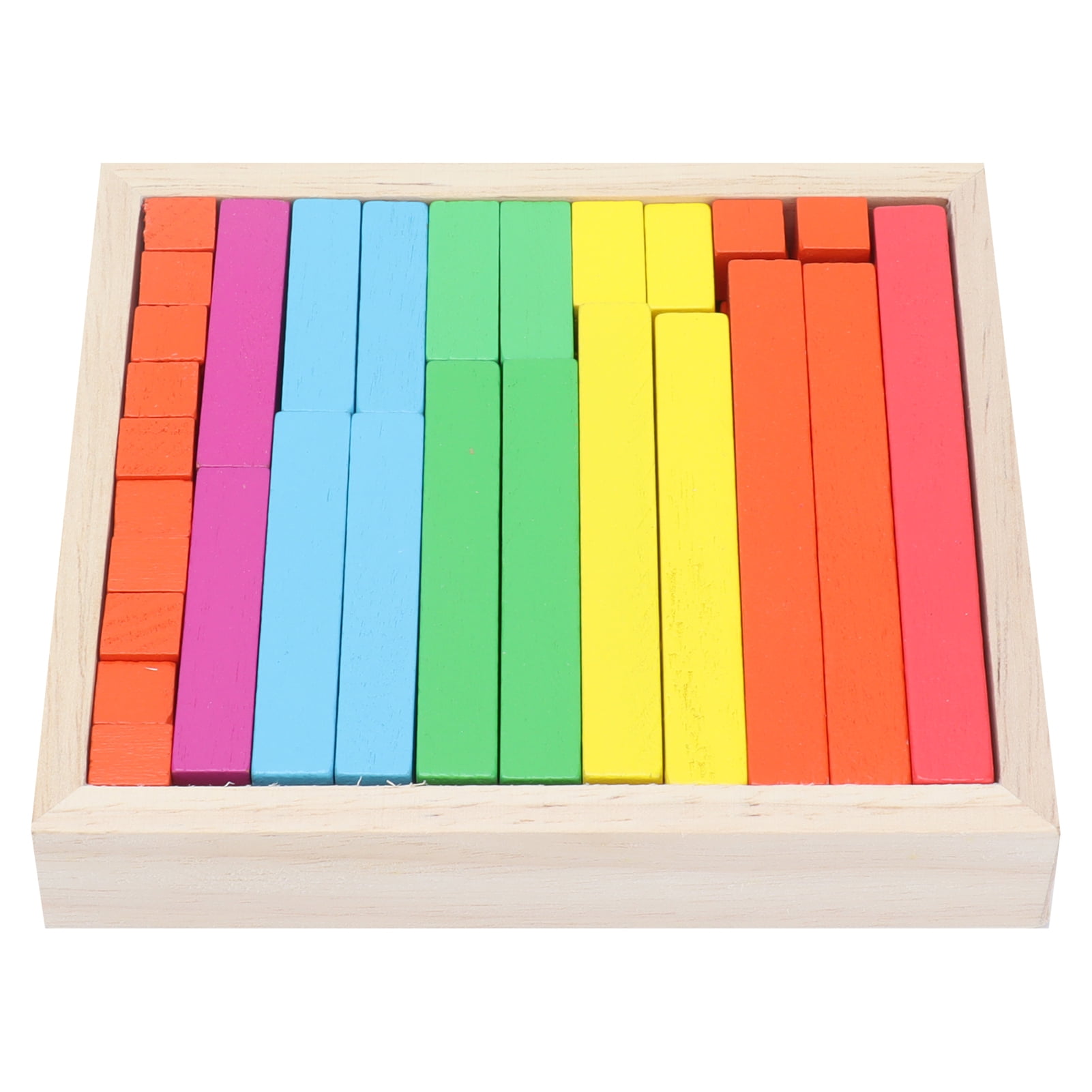 Math Number Rods, Wooden Counting Sticks Release Imagination Brightly ...