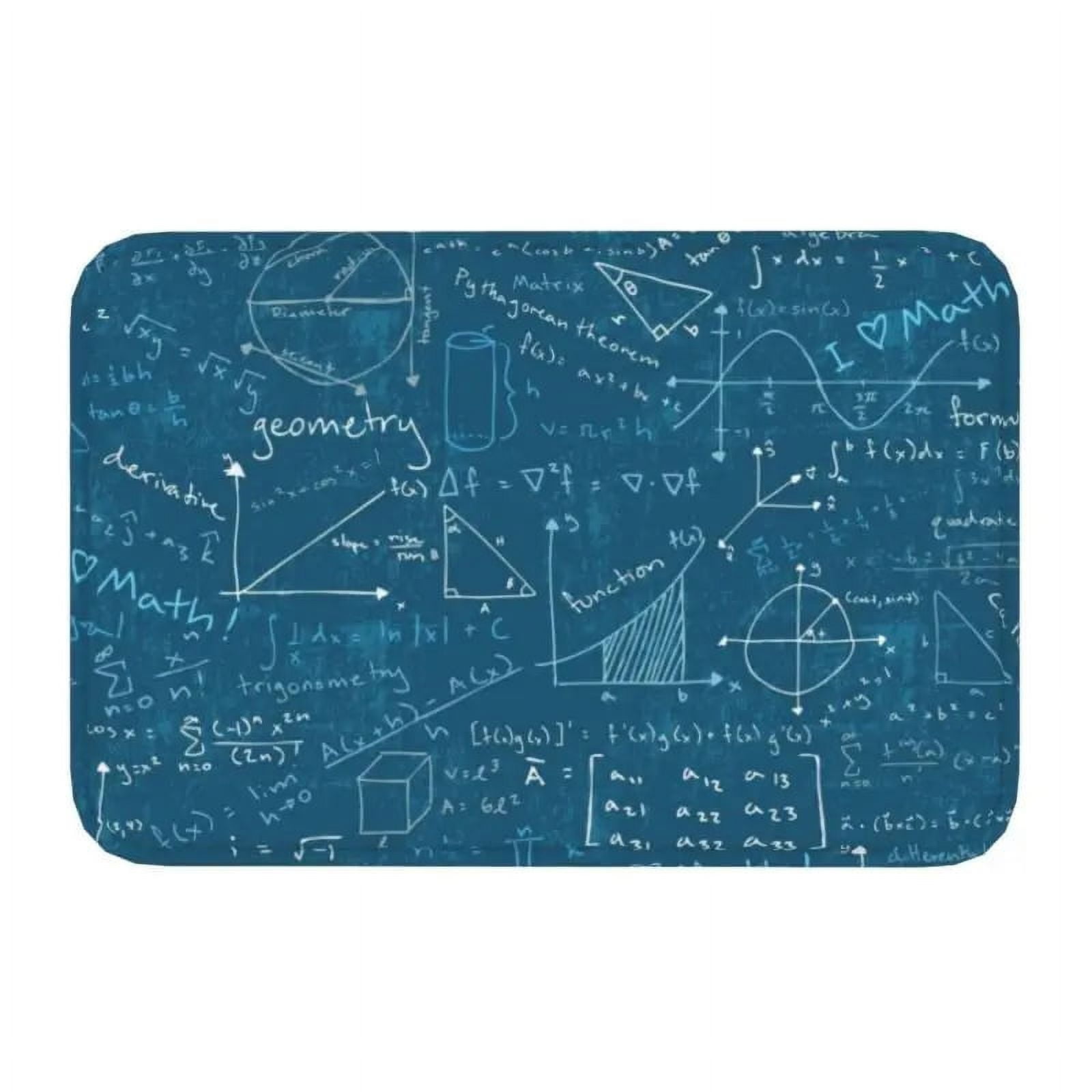 Math Physics Equations Carpet Door Floor Entrance Mat Outdoor Science ...