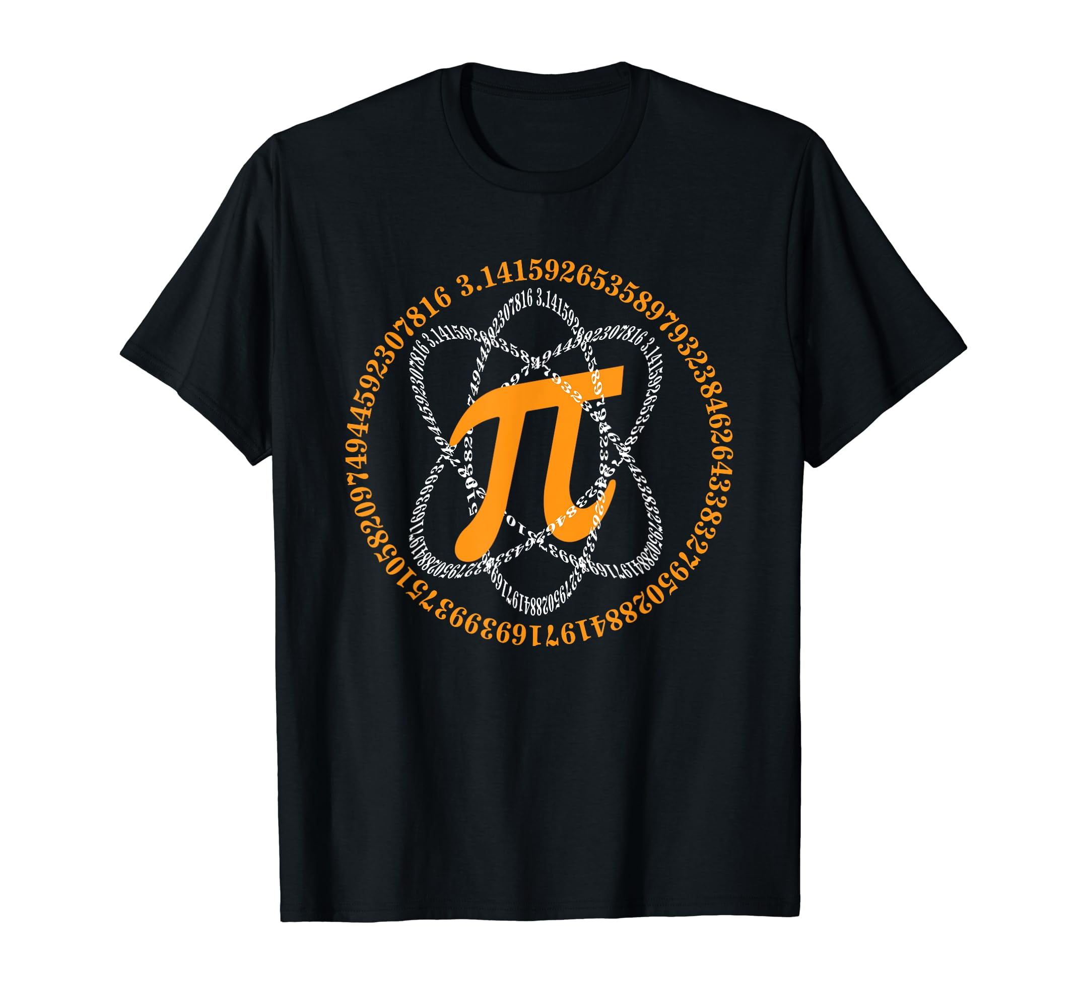 Math Pi Shirt Atom Pi Symbol Pi Day Science Math Teacher Men's Vintage ...