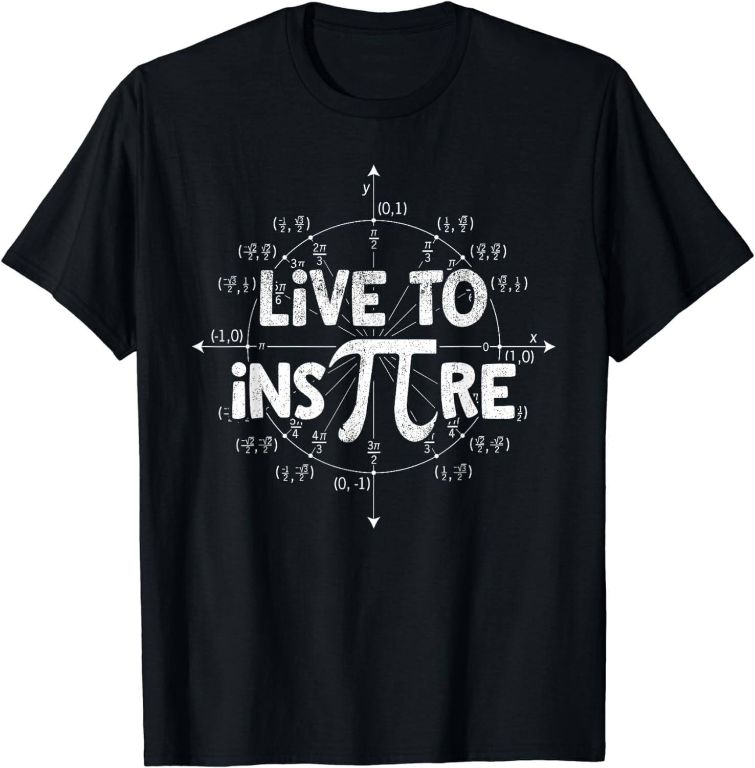 Math Pi Shirt Live To InsPIre Pi Symbol 3.14 Math Teachers T-Shirt ...